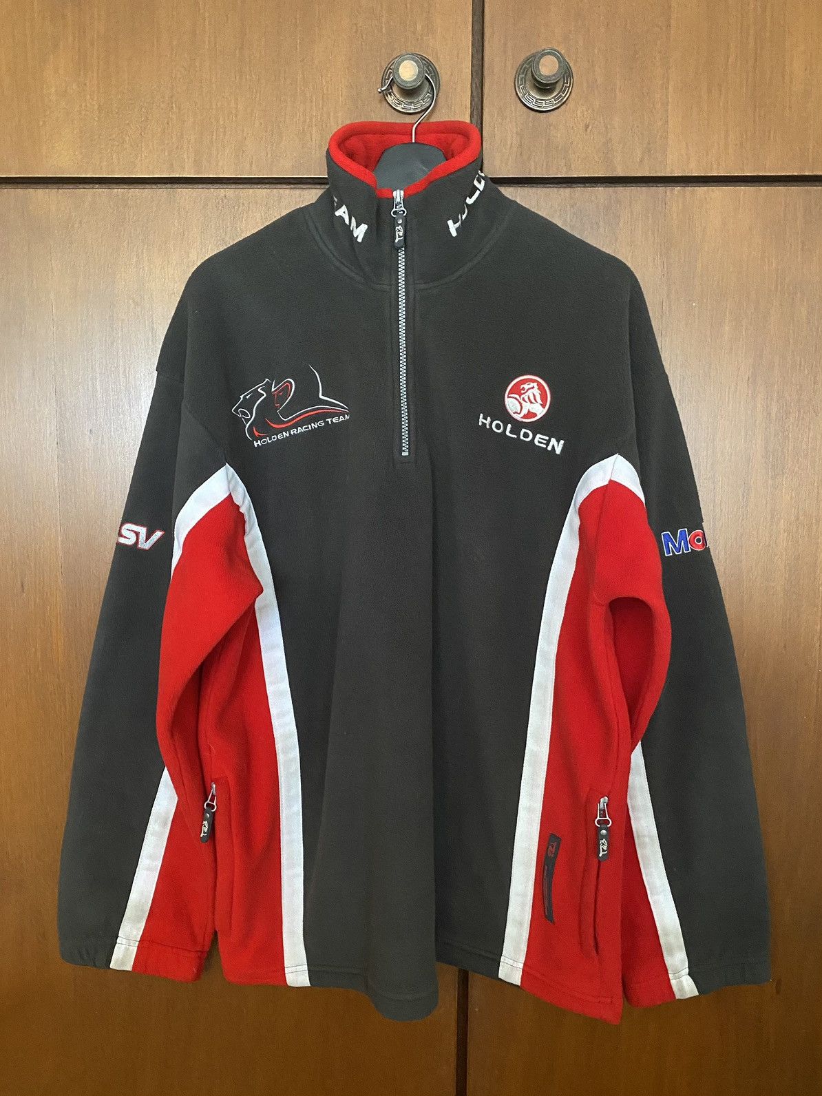 Vintage Vintage Holden Racing Team 2000s Fleece Embroidered Jacket ...