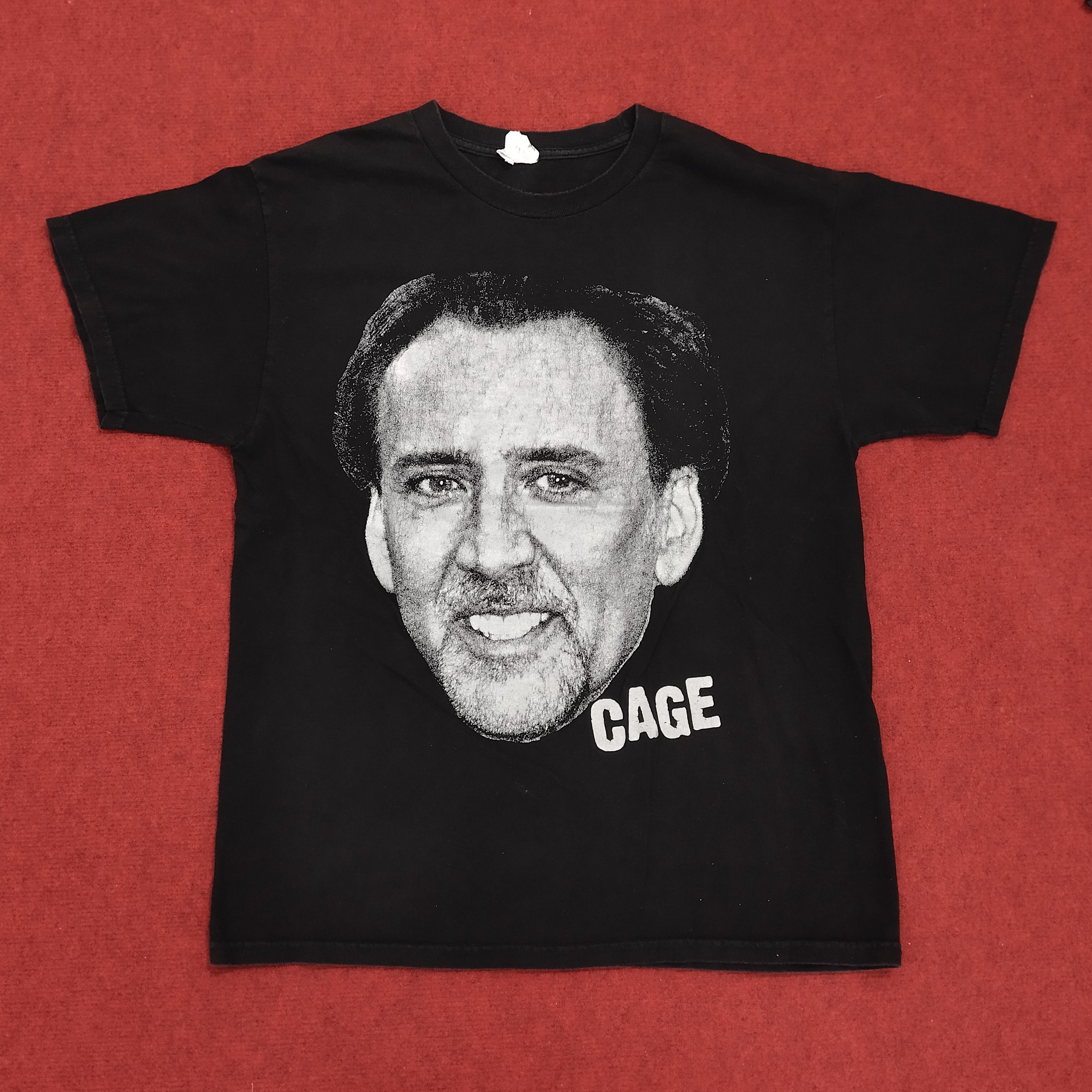 Alstyle × Movie × Vintage Nicolas Cage American Actor Photo Print ...