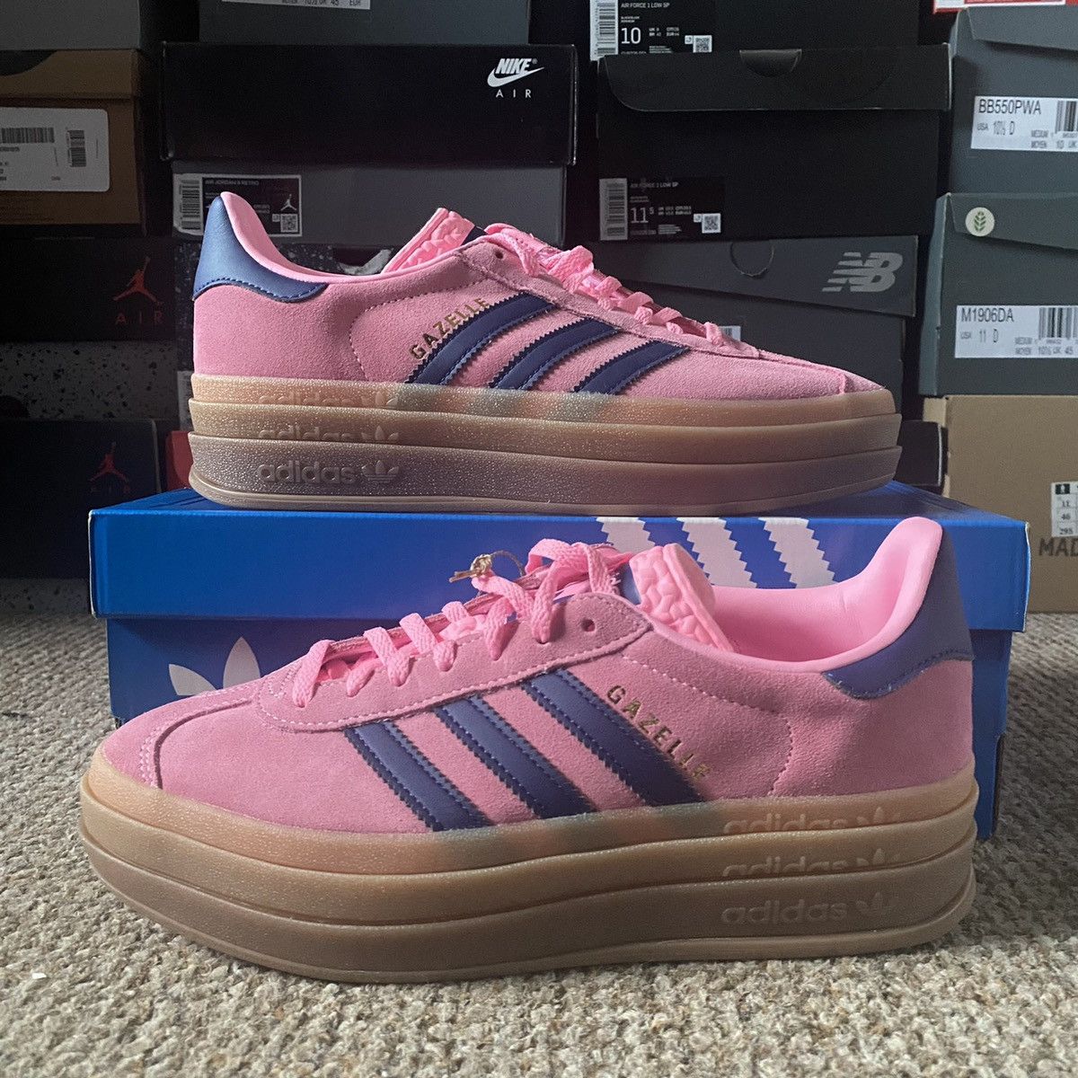 Adidas PINK GLOW Adidas Gazelle Bold Low Top Sneaker Trainer | Grailed