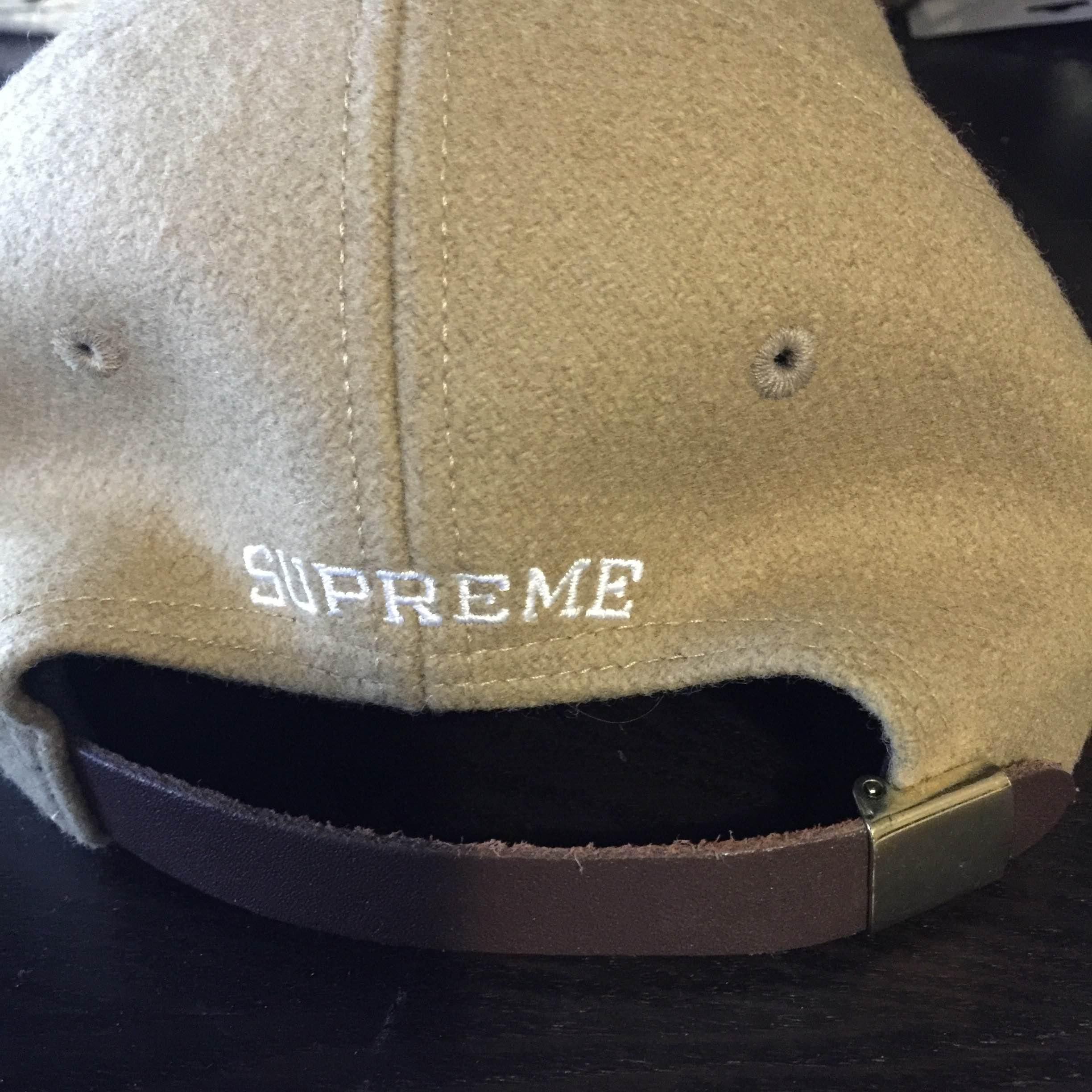 Supreme Tan Wool "S" Cap | Grailed