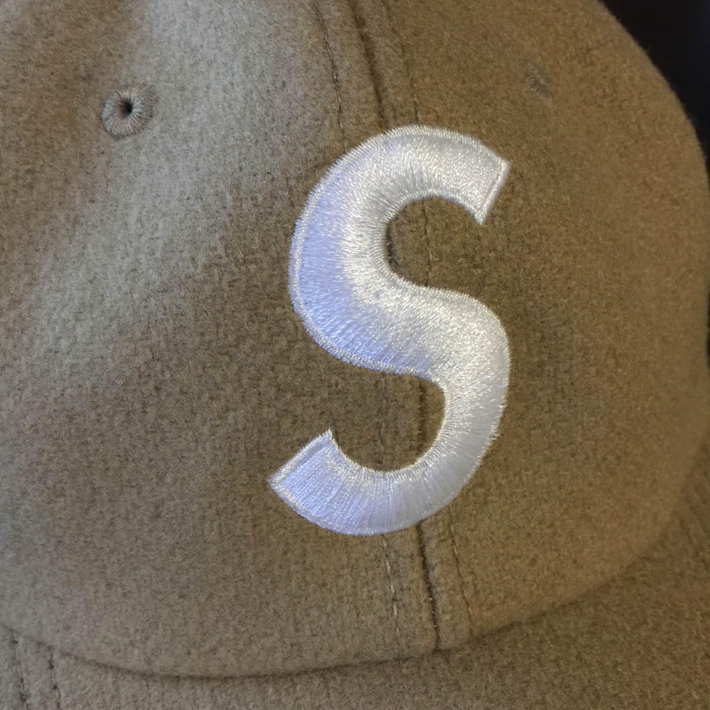 Supreme Tan Wool "S" Cap | Grailed