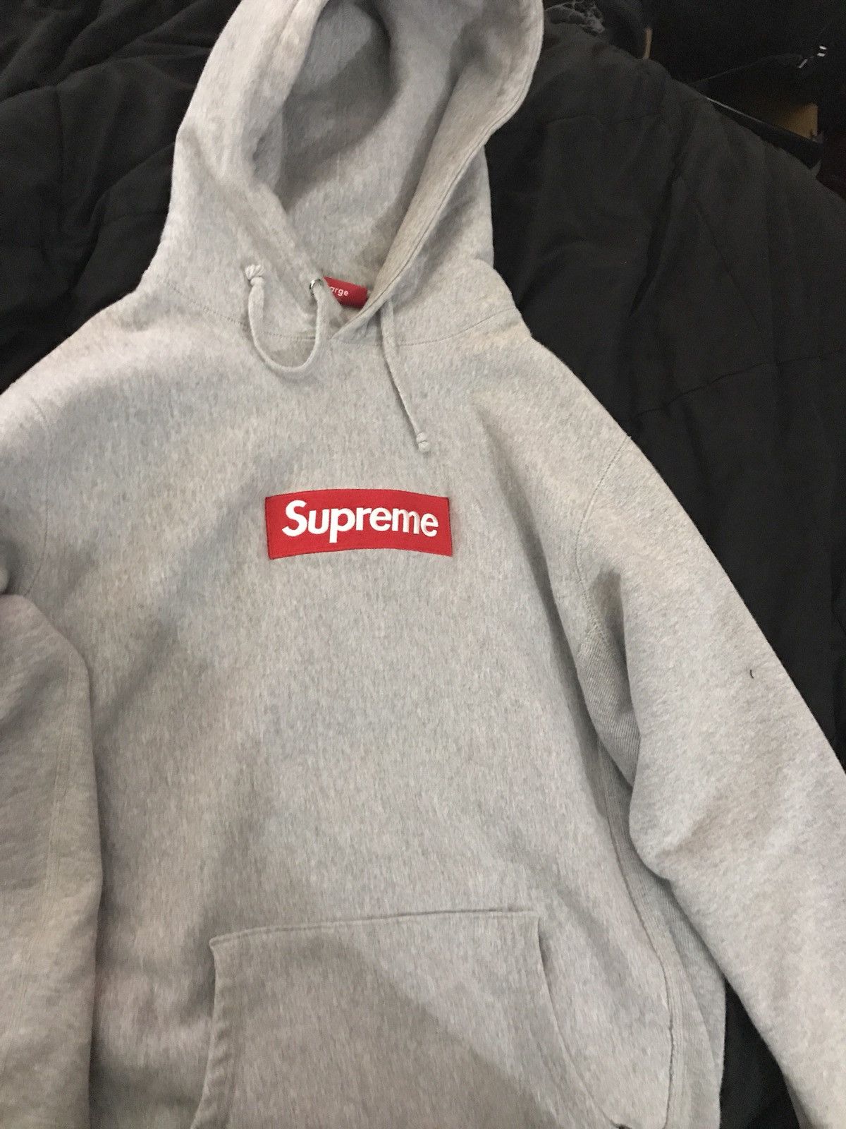 Supreme Grey Box Logo | Grailed