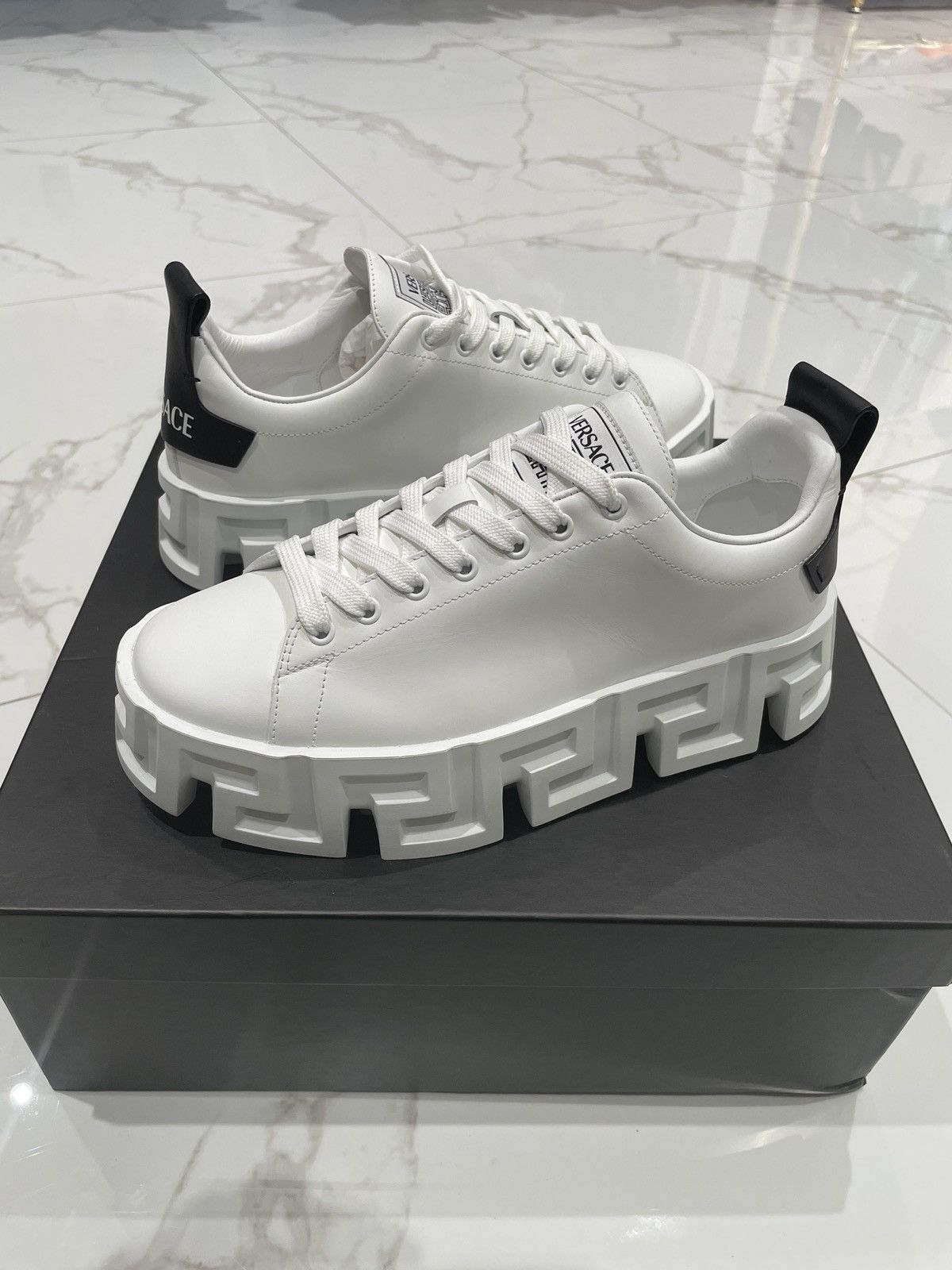Versace VERSACE GRECA LABYRINTH SNEAKERS | Grailed