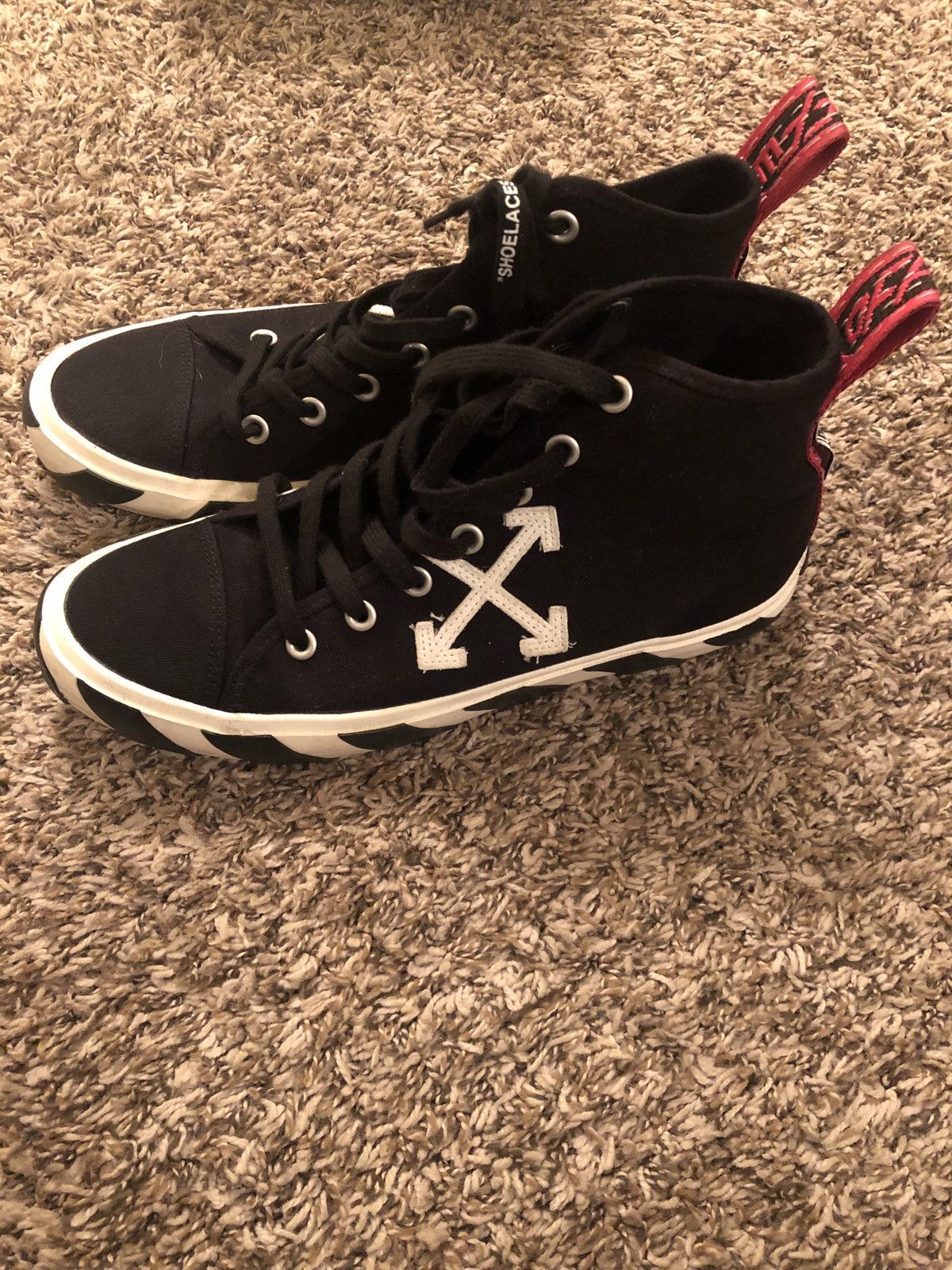 Off-White Off white mid top vulcanized | Grailed