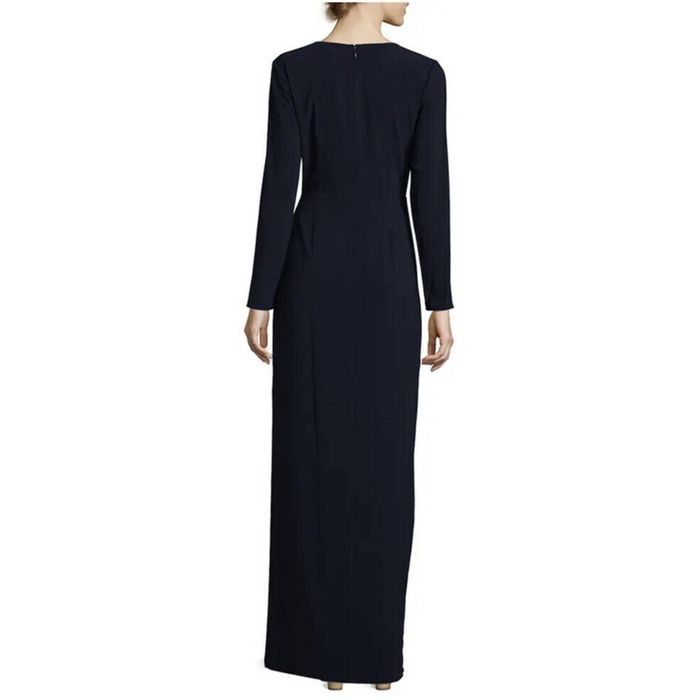 Halston Heritage Halston Heritage Blue Gown Evening Dress Formal XL 14 ...