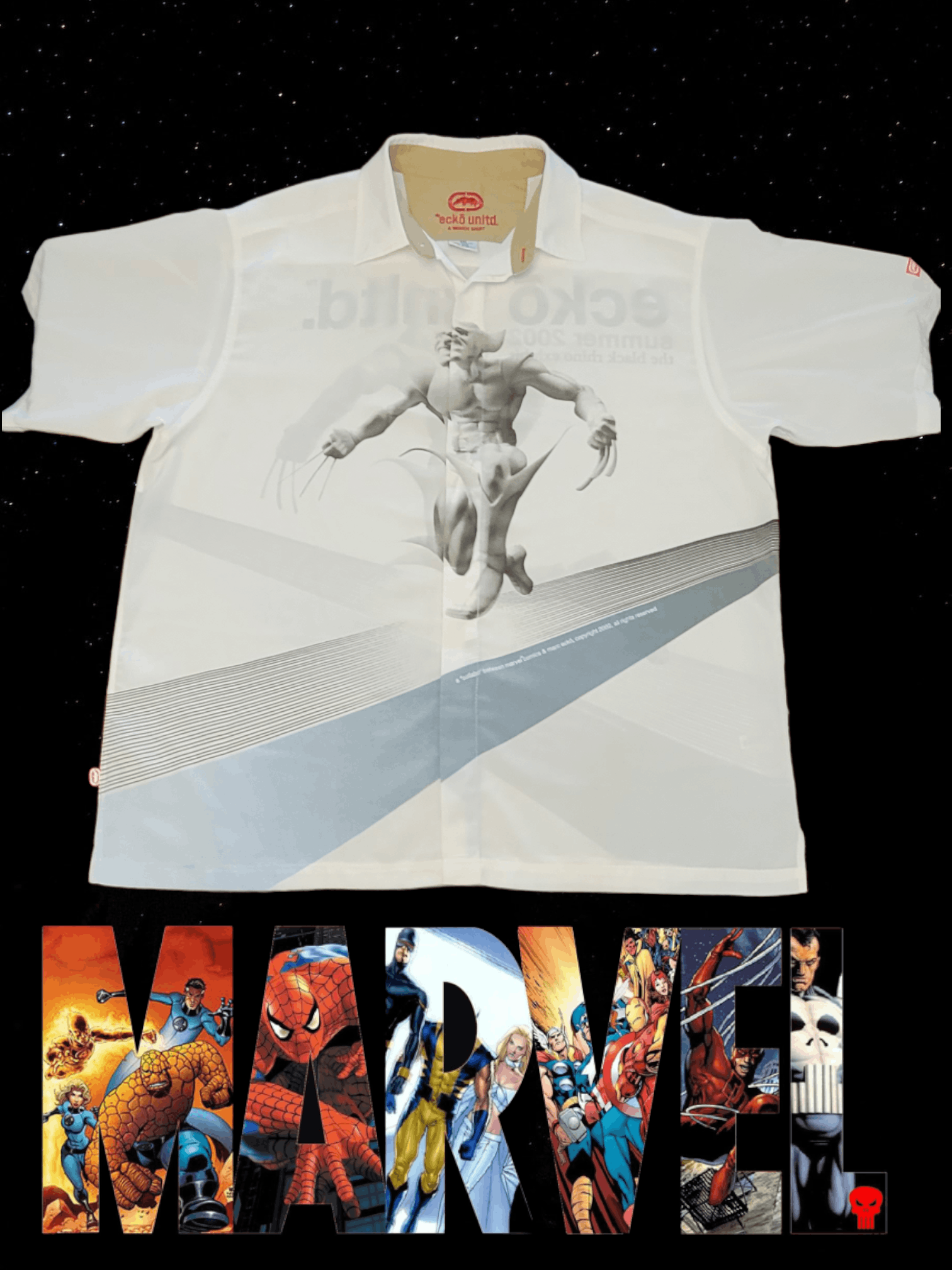 Ecko Unltd. × Marvel Comics Rare Vintage Ecko Unltd. Marvel Colab ...