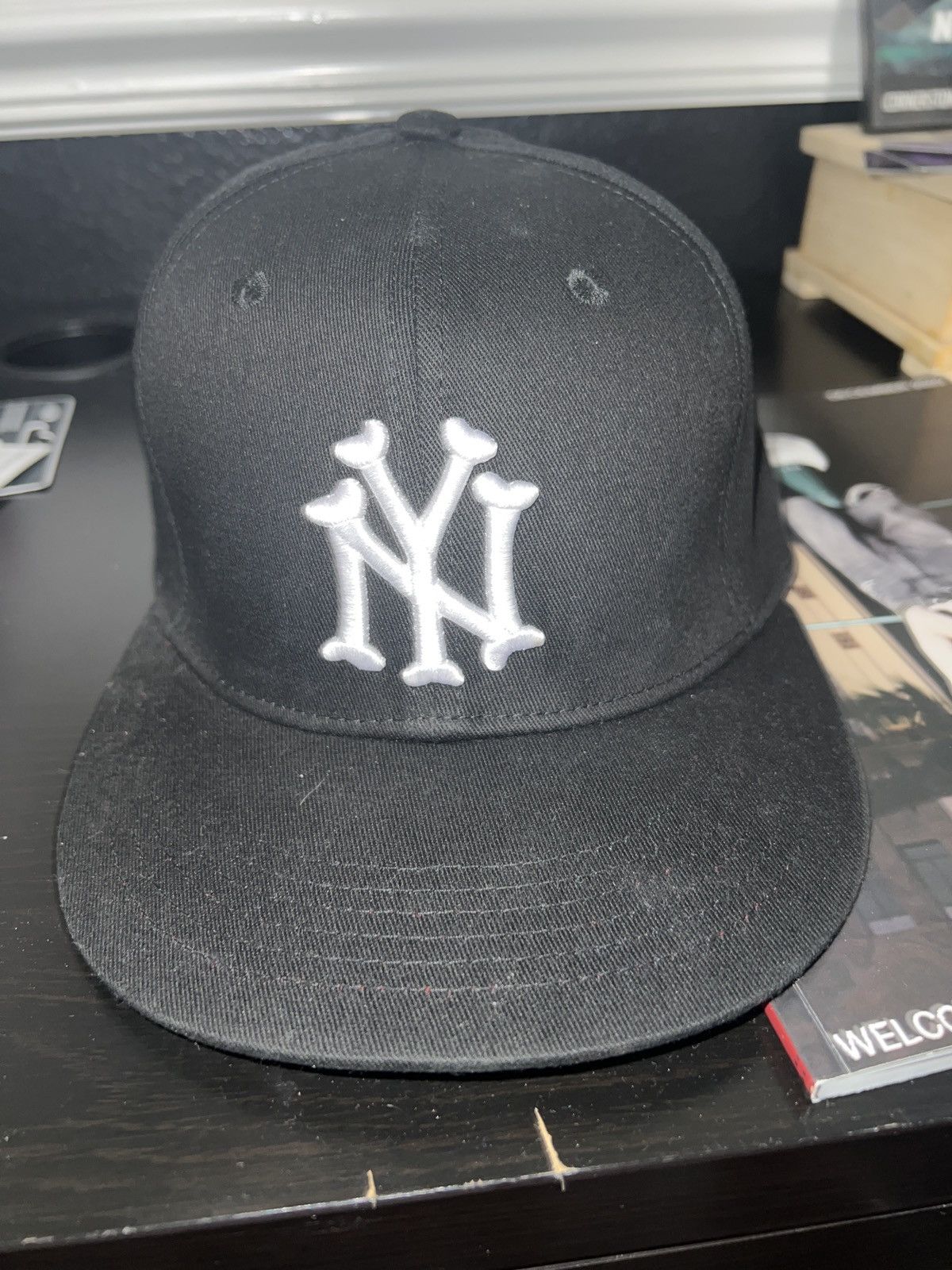 Custom ny yankees bones | Grailed