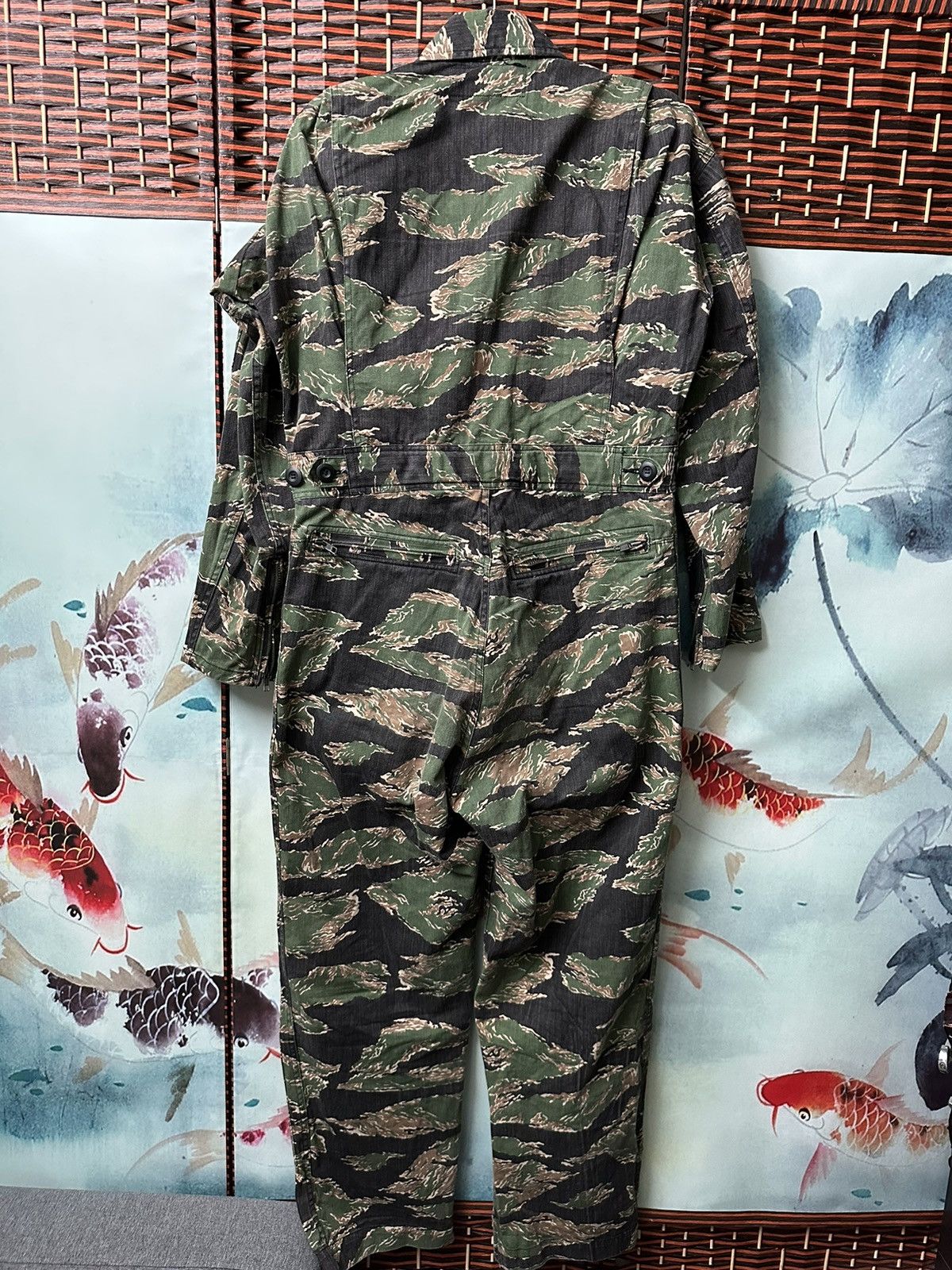 Bape RARE BAPE Tiger Stripe "SOLDIER ALL-IN-ONE" Coverall | Grailed