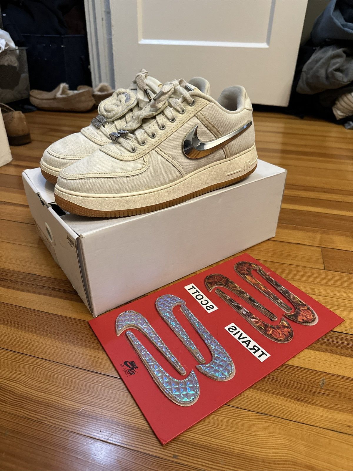 Nike × Travis Scott NIKE TRAVIS SCOTT AF1 “SAIL” | Grailed