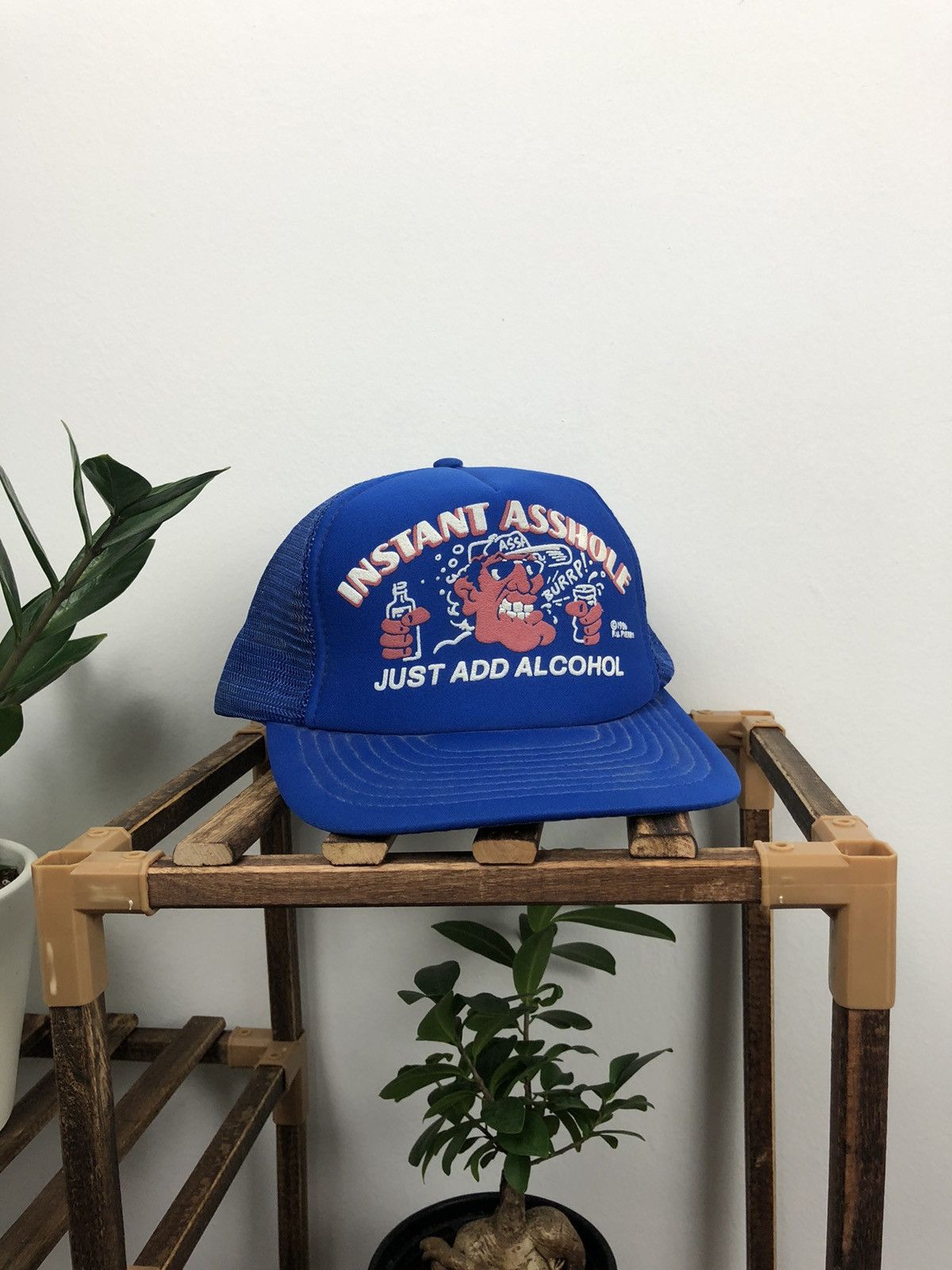 Rare × Trucker Hat × Vintage Vintage Just Add Alcohol Mesh Trucker Hat ...