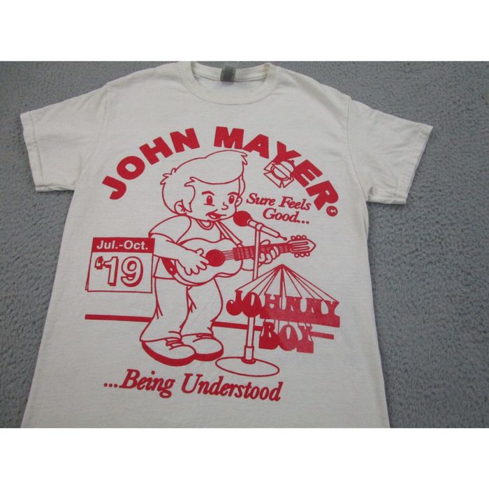 Gildan John Mayer 2019 Tour Shirt Mens S Grunge White, Sure Feels Good ...