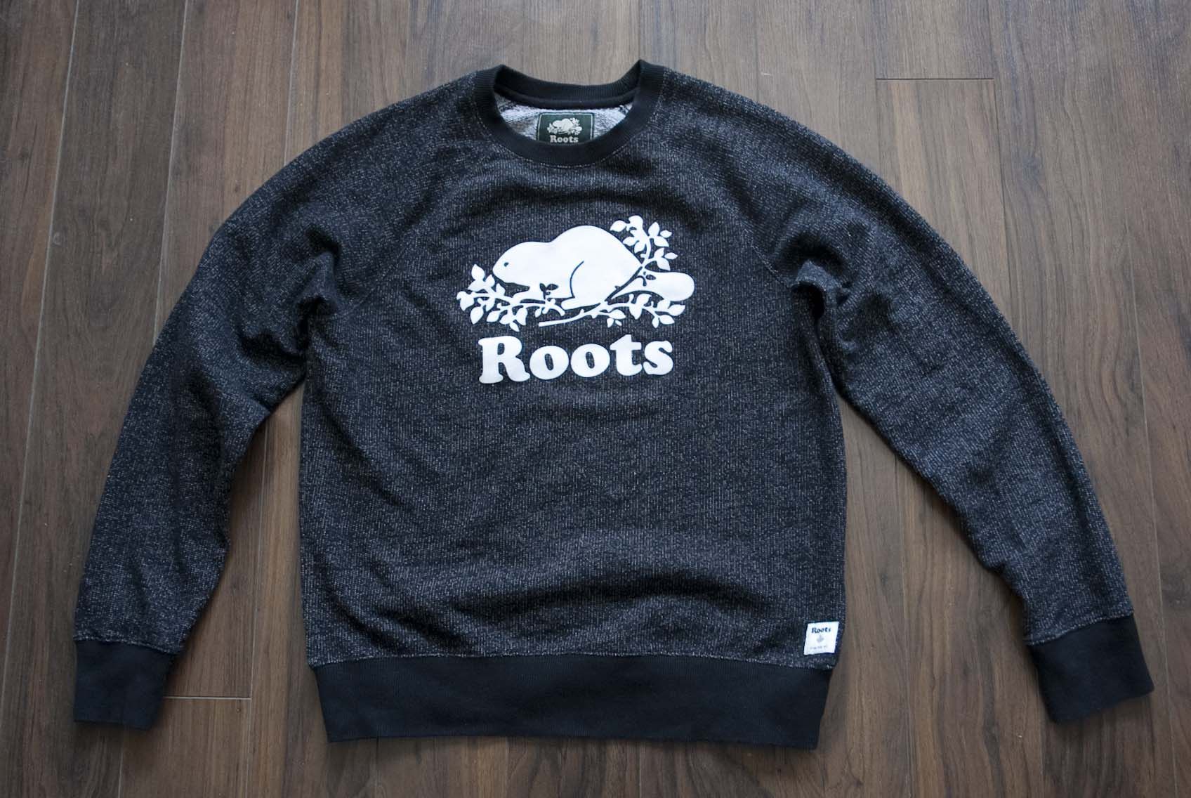 Roots * Roots Canada Sweatshirt Dark Blue Logo Size M | Grailed