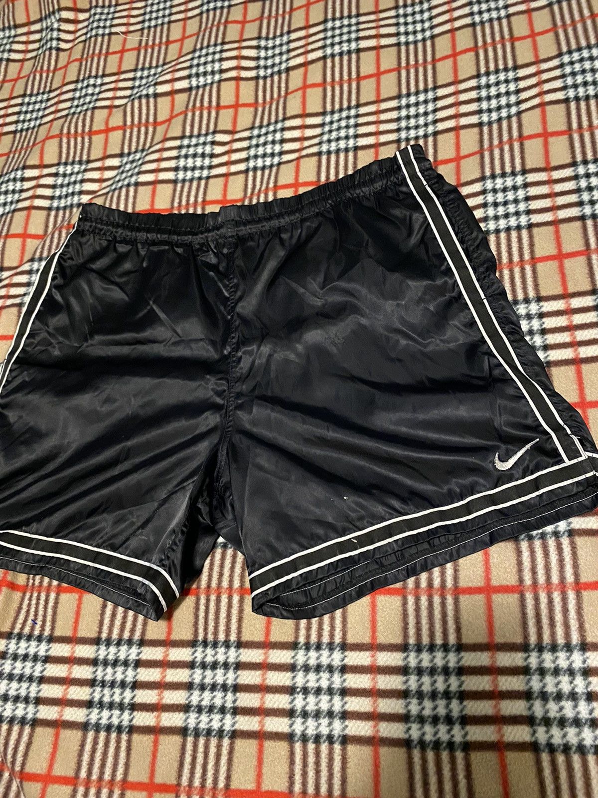 Nike Vintage nike silk gym shorts | Grailed