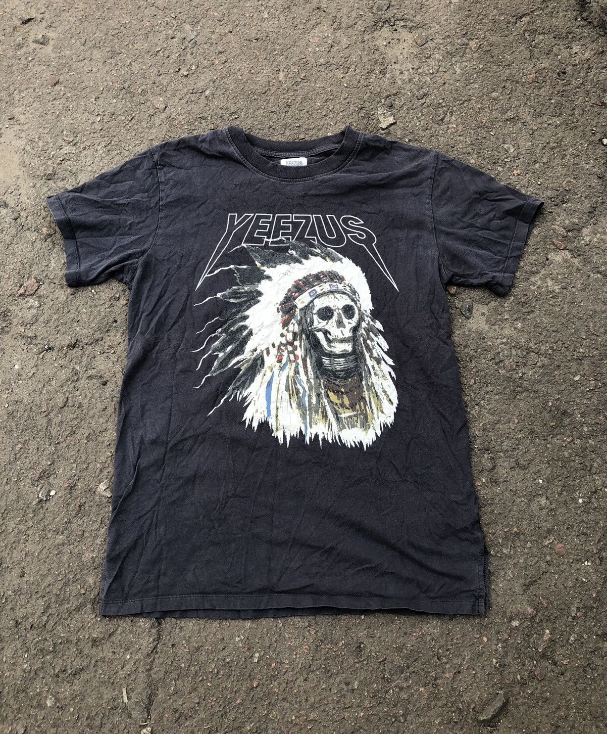 Kanye West × Tour Tee Kanye West Yeezus Tour Merchandise Skull | Grailed