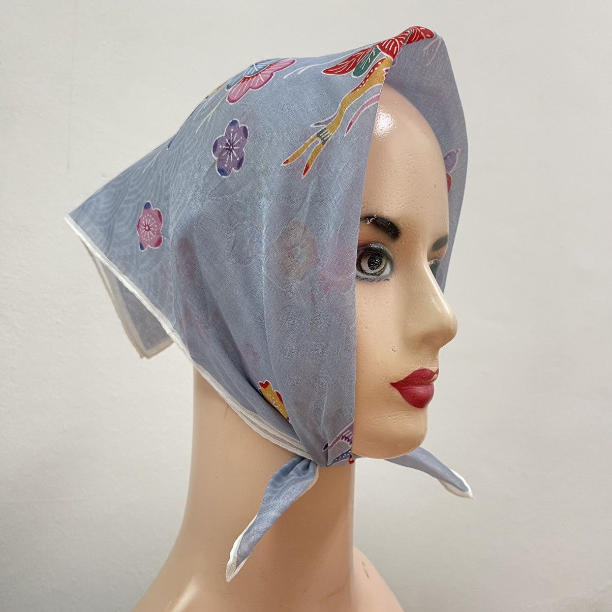 Japanese Brand Floral bandana handkerchief neckerchief turban japanese ...