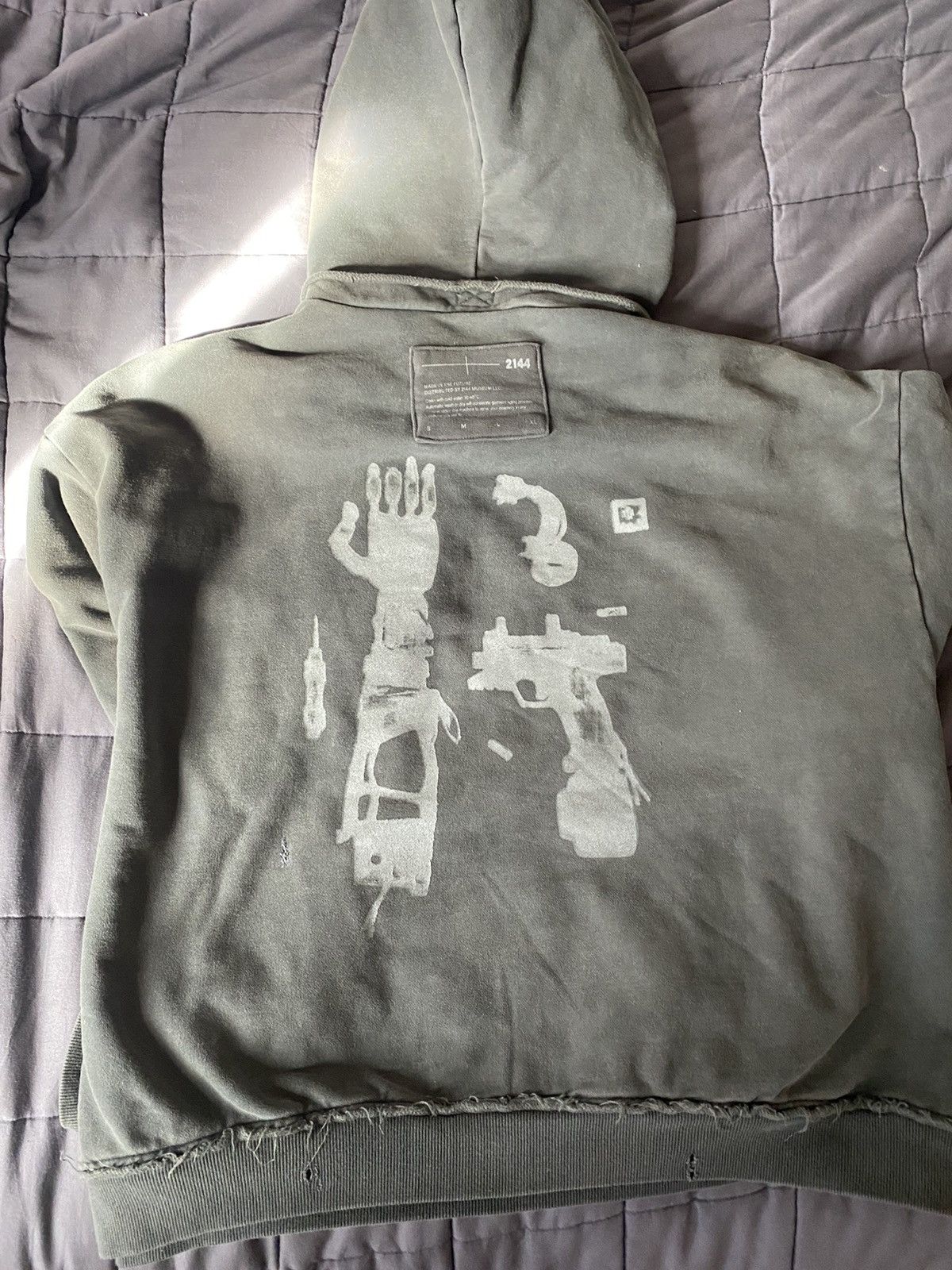 Archival Clothing 2144 MUSEUM DOPAMINE MECH V3 REMOVABLE HOODIE | Grailed