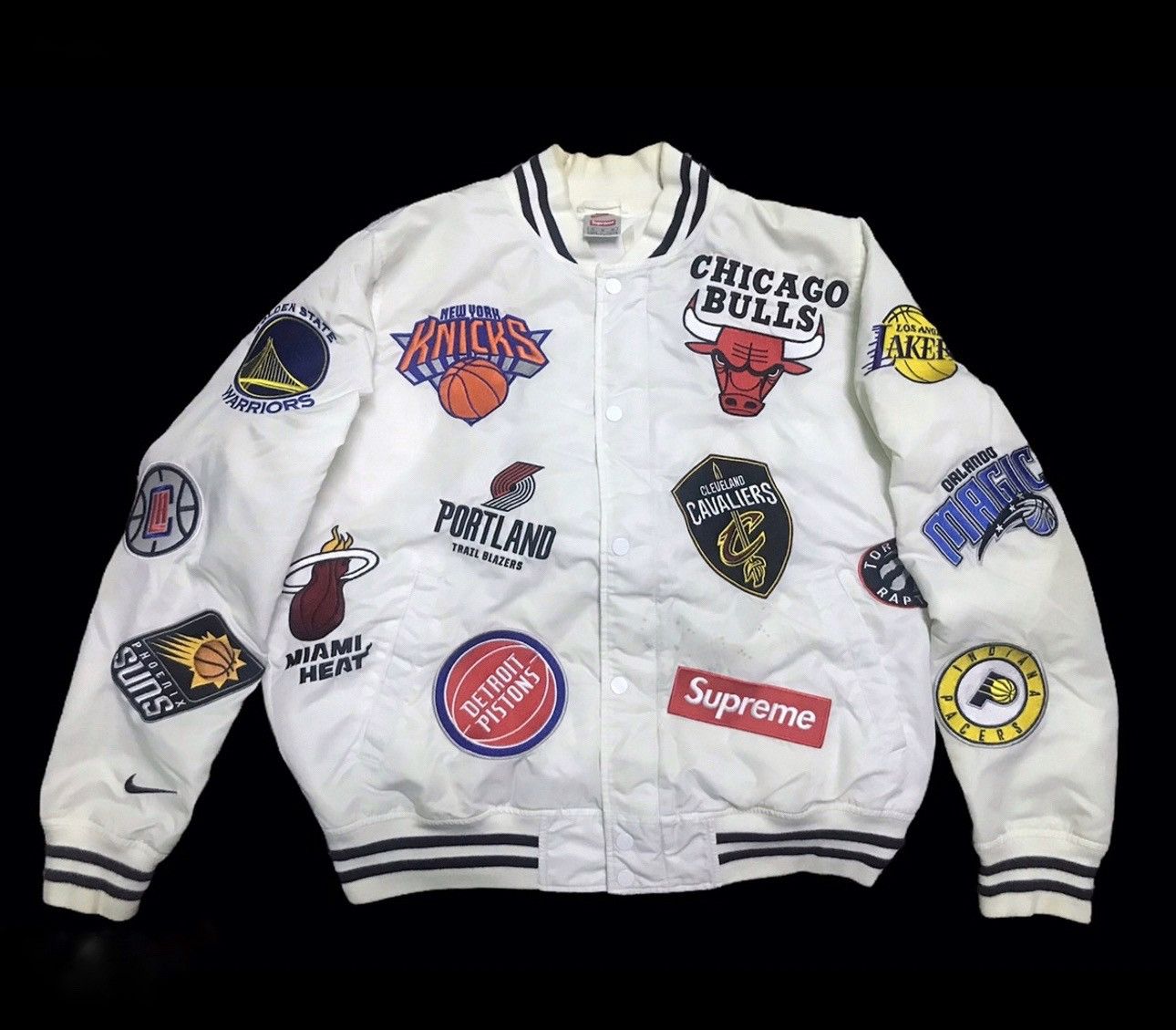 NBA × Nike × Supreme Nike x Supreme x NBA bomber jacket Travis Scott ...