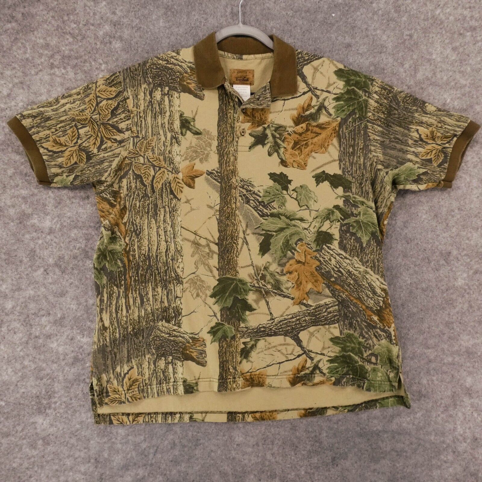 Vintage Vintage Duxbak Shirt Mens Extra Large Polo Short Sleeve ...