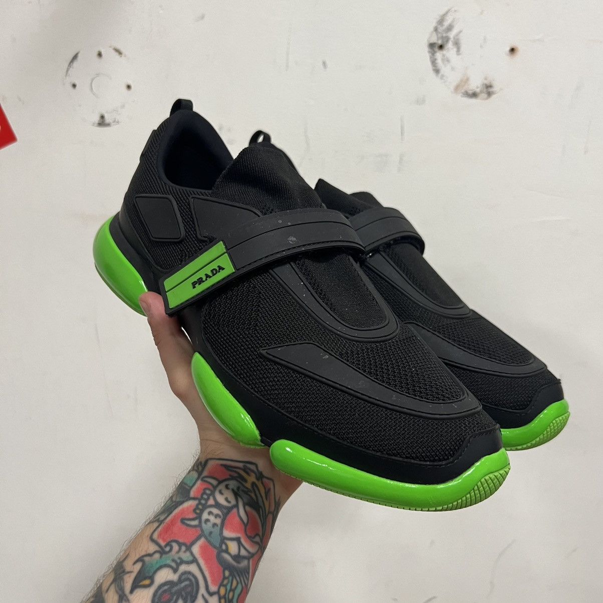 Prada Prada Black/Volt Cloudbust | Grailed