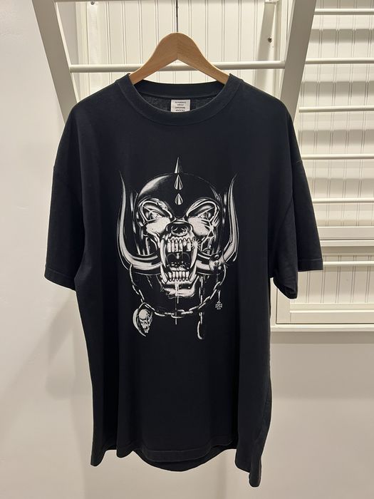 Vetements Vetements Motorhead Big Skull Tee | Grailed