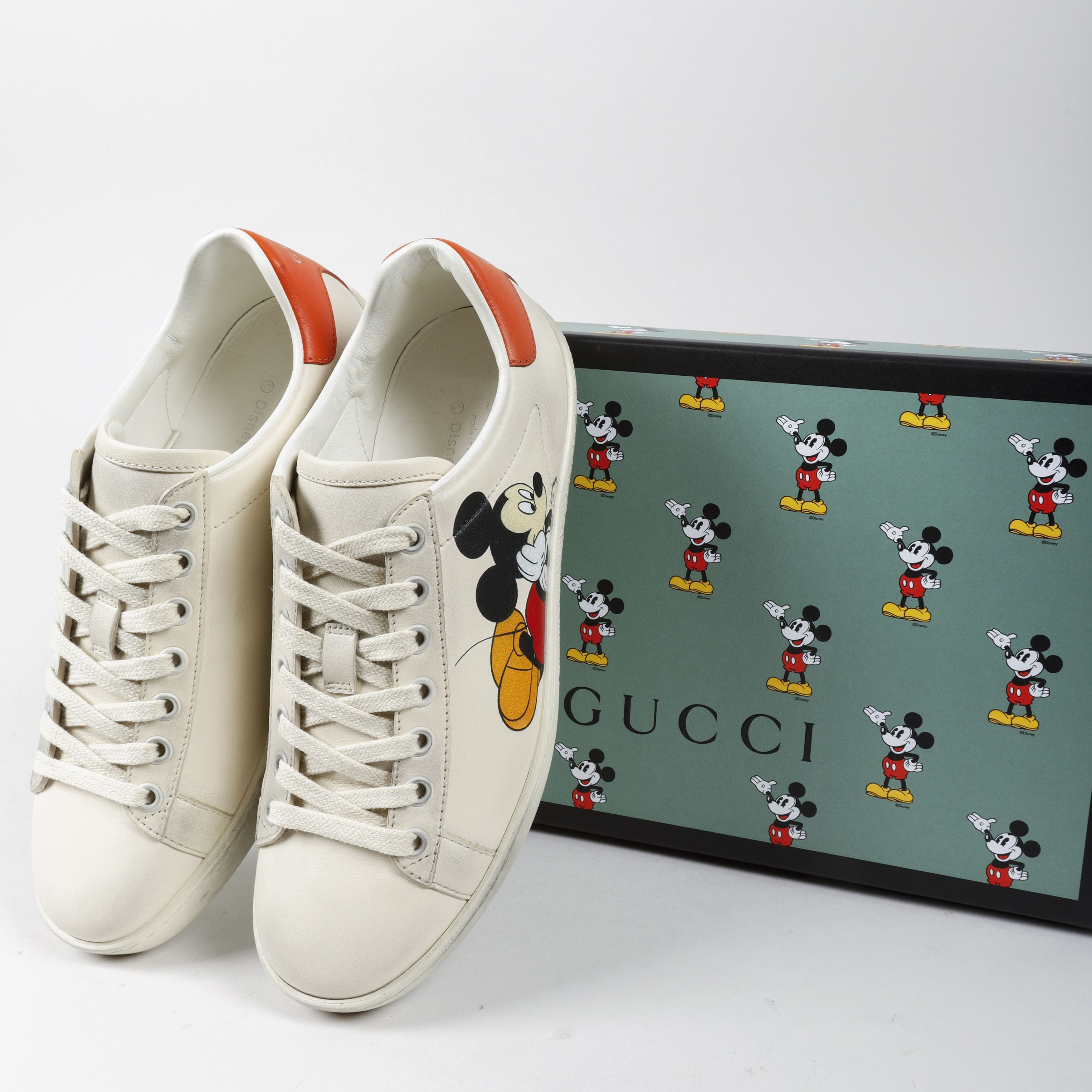 Disney × Gucci Gucci x Disney Mickey Mouse Sneakers | Grailed
