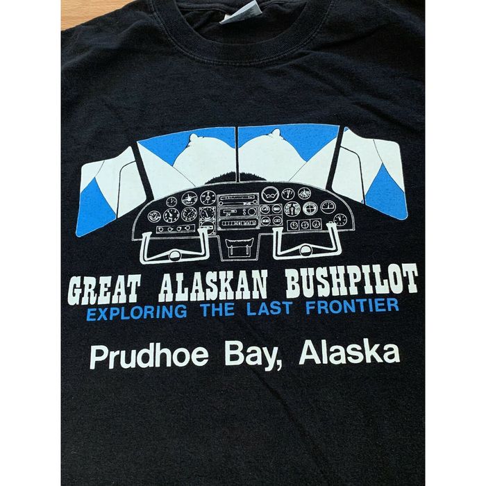 Vintage 90s Rare Vtg Alaskan Bush Pilot Shirt Sz XL Funny Theme USA ...