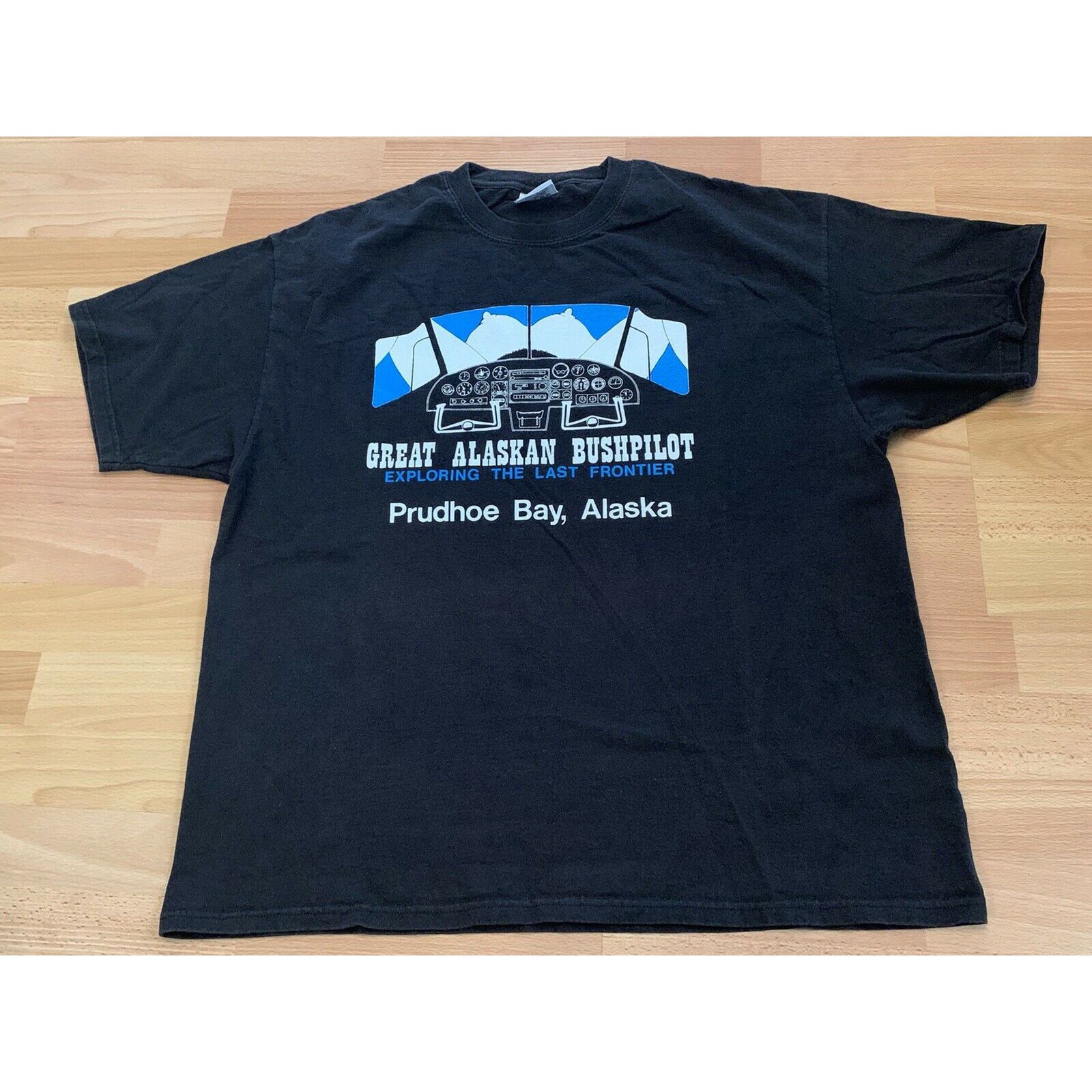 Vintage 90s Rare Vtg Alaskan Bush Pilot Shirt Sz XL Funny Theme USA ...