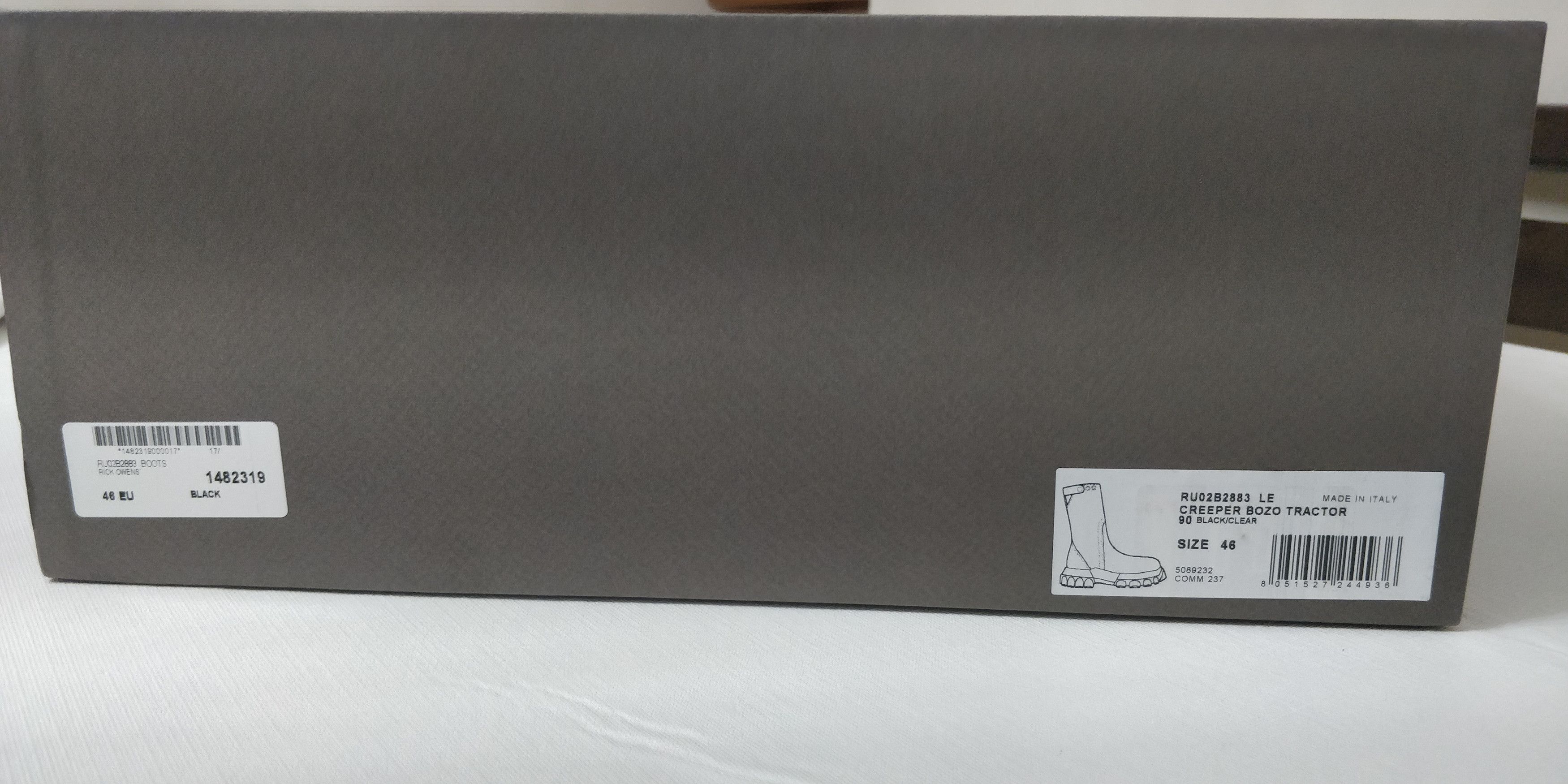 Rick Owens *Last Drop* New Creeper Boots w/ Transparent Soles | Grailed