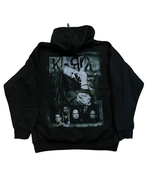 Vintage VERY RARE Korn 90s vintage zip hoodie big embroidered logo | Grailed