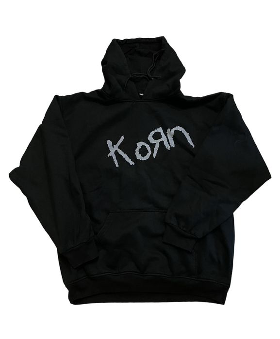 Vintage VERY RARE Korn 90s vintage zip hoodie big embroidered logo | Grailed