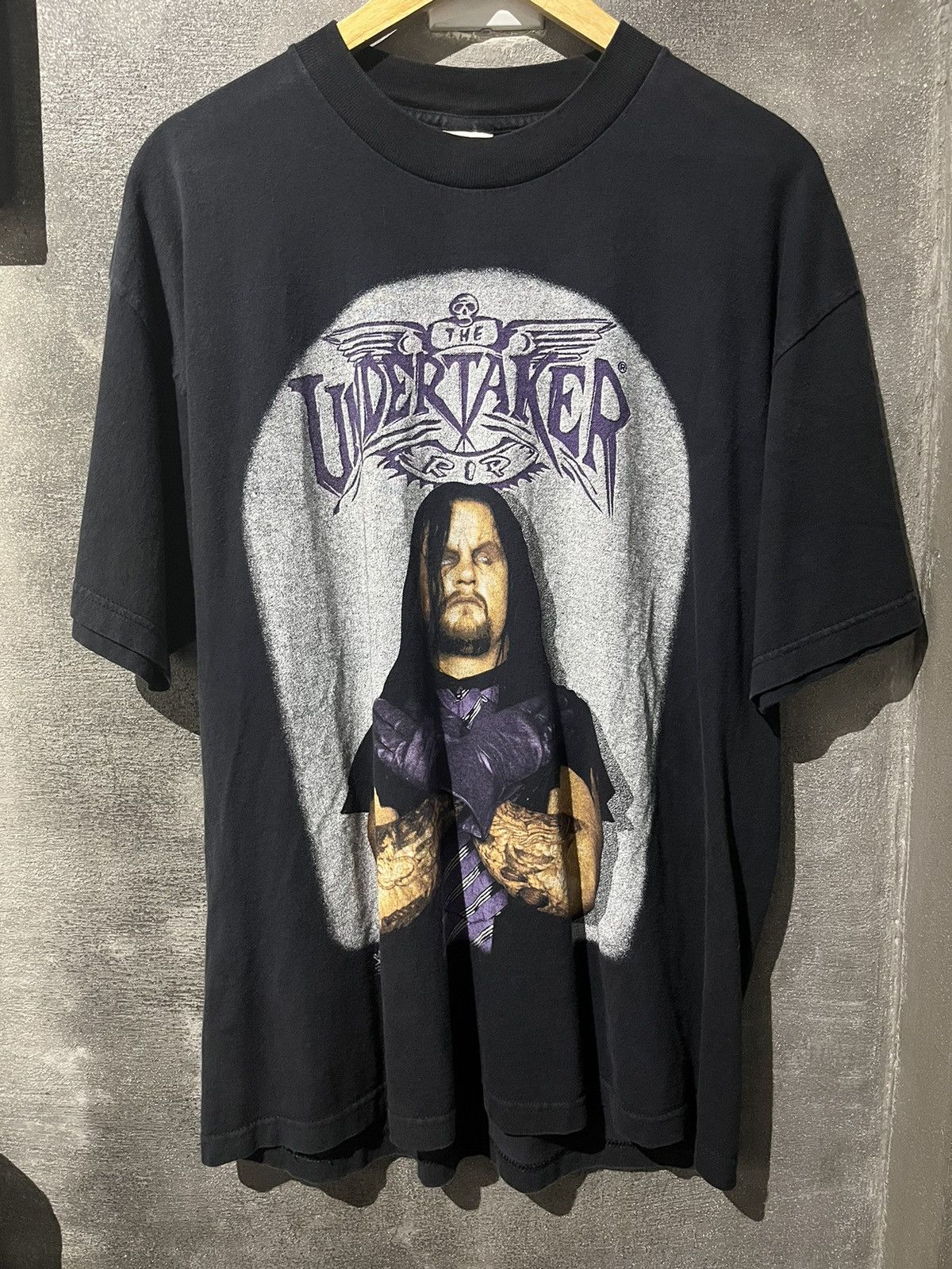 Vintage × Wwf Vintage 1998 Undertaker RIP WWF | Grailed