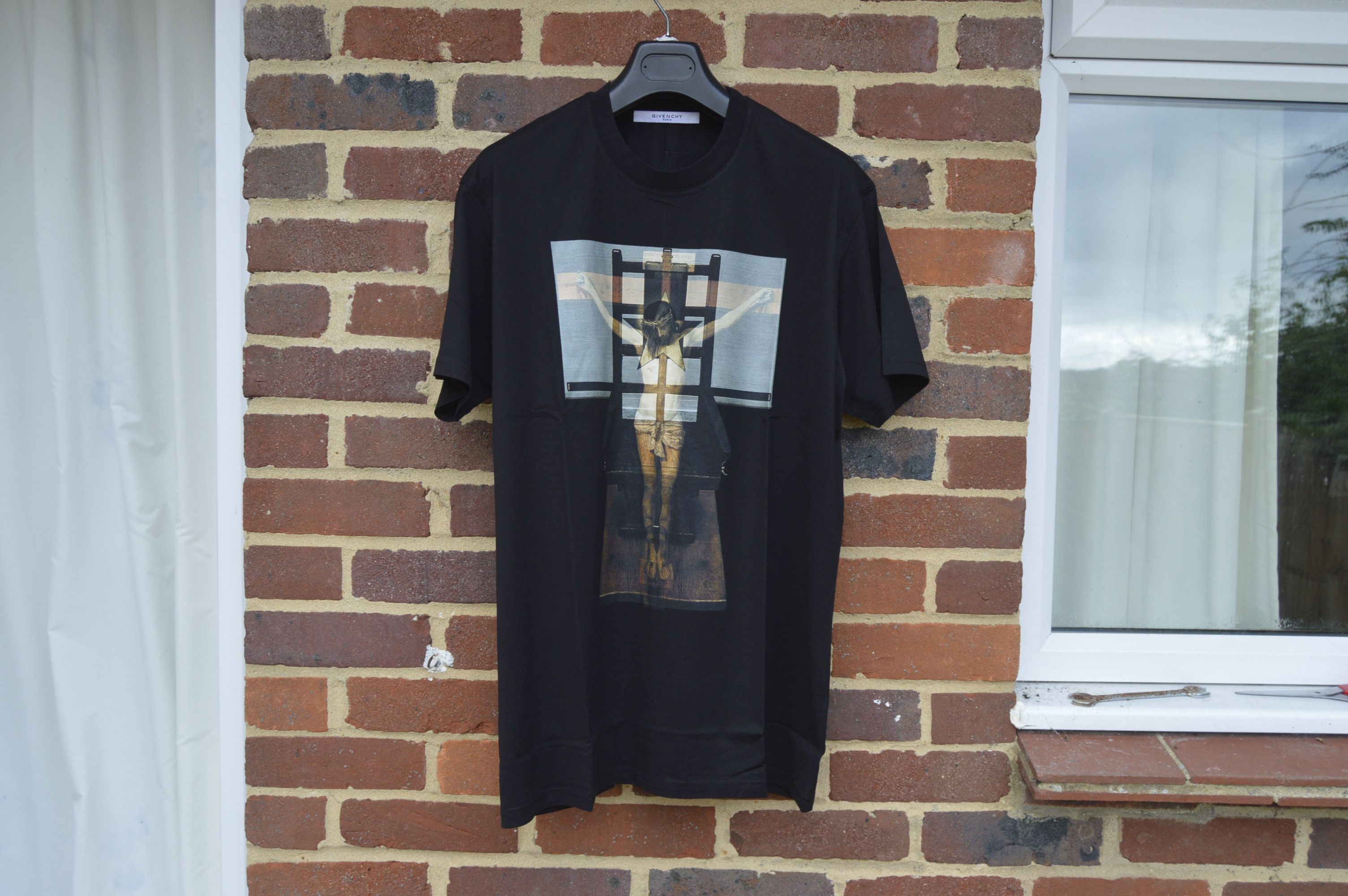 Givenchy Jesus Cross Print T-shirt | Grailed