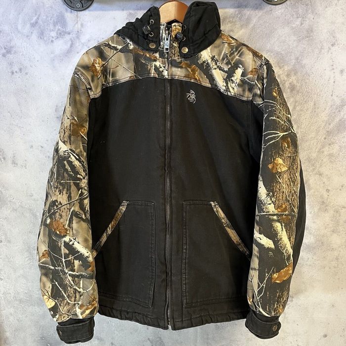 Camo Legendary Whitetail Canvas Camouflage Outdoor Jacket Mens La | Grailed