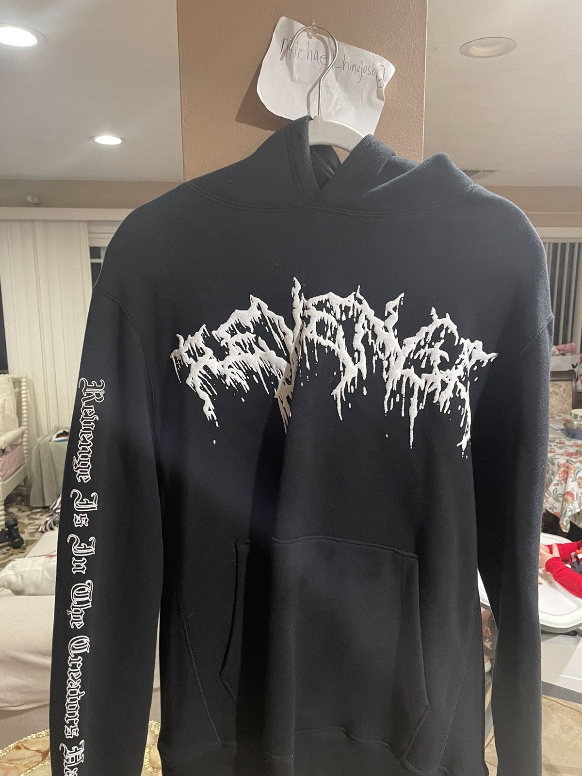 Revenge Revenge lightning drip hoodie | Grailed