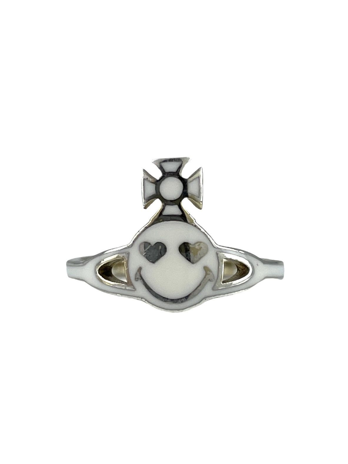 Vivienne Westwood Smiley Face Orb Ring | Grailed