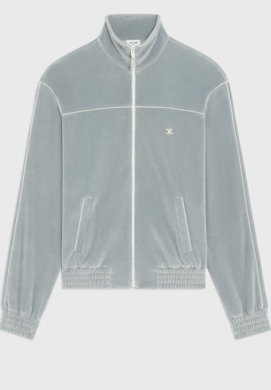 Celine Celine FW22 Velour Velvet track jacket tracksuit | Grailed