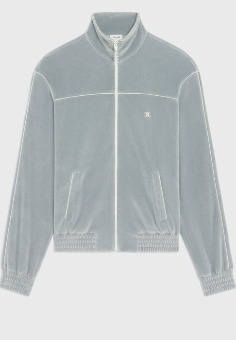 Celine Celine FW22 Velour Velvet track jacket tracksuit | Grailed