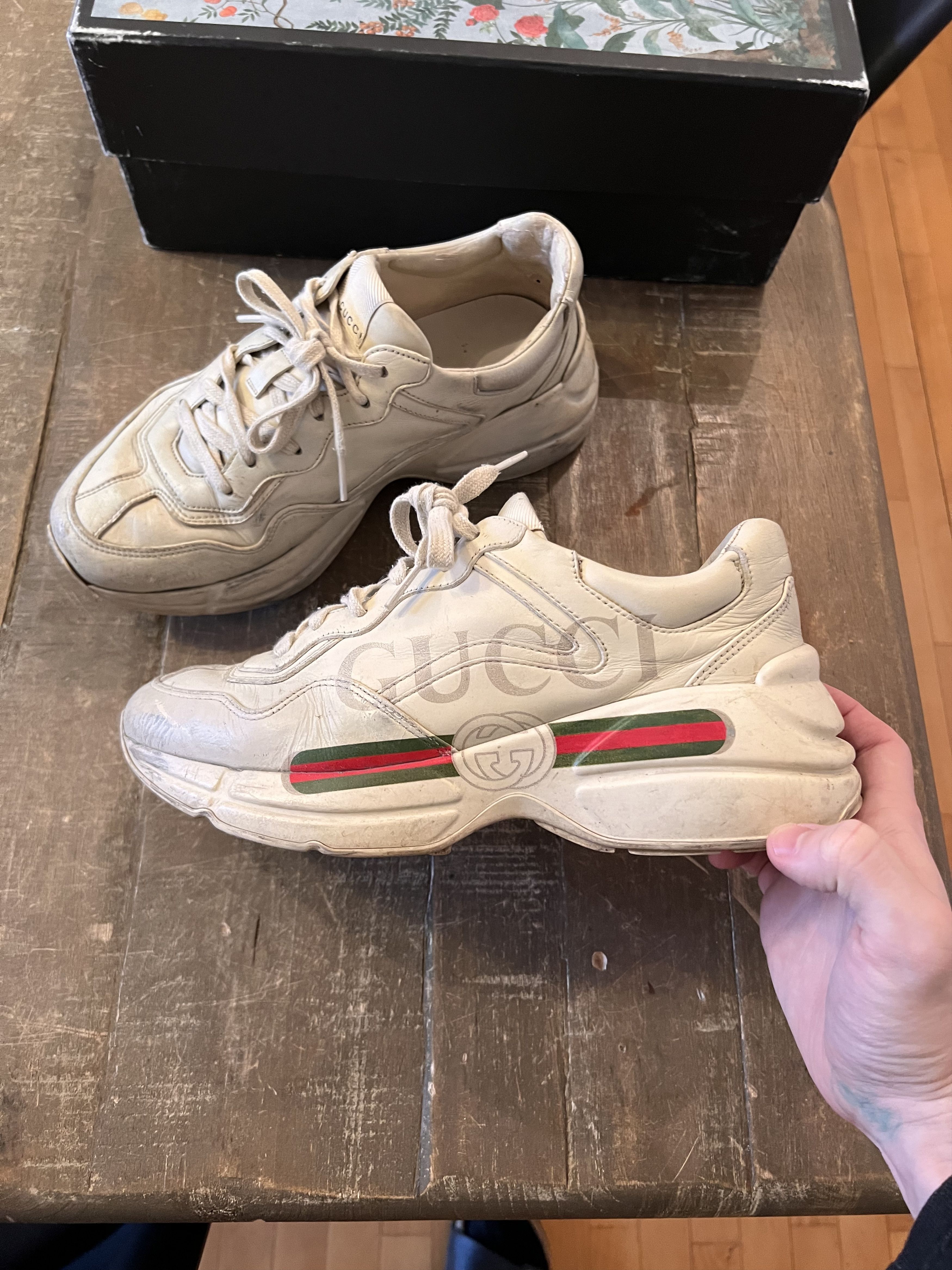 Gucci Rython Gucci Logo | Grailed