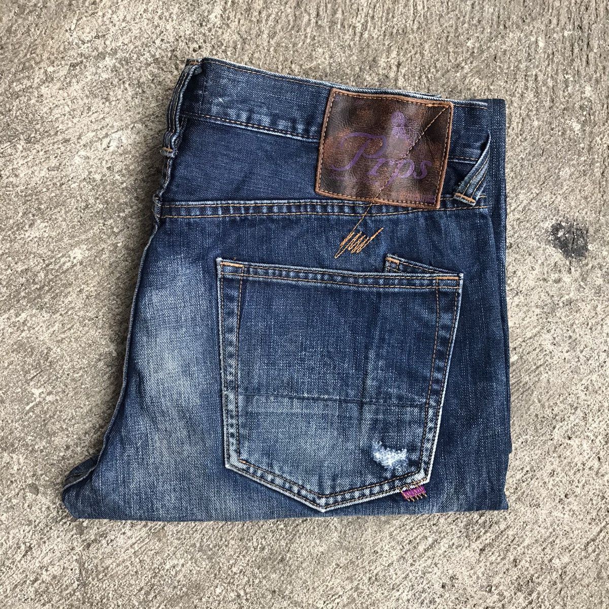 Prps prps japanese jeans ripped denim | Grailed
