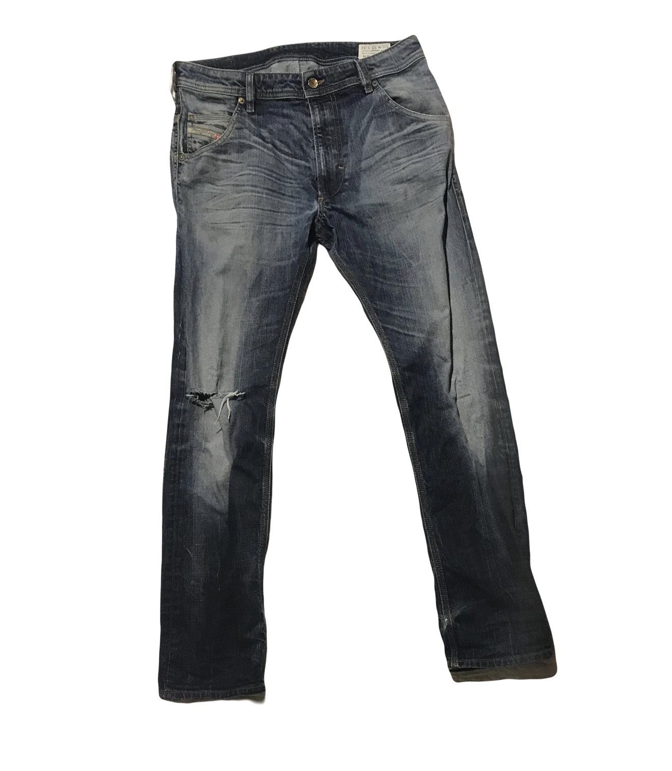 Diesel Ripped Distressed Diesel Krooley Jeans | Grailed