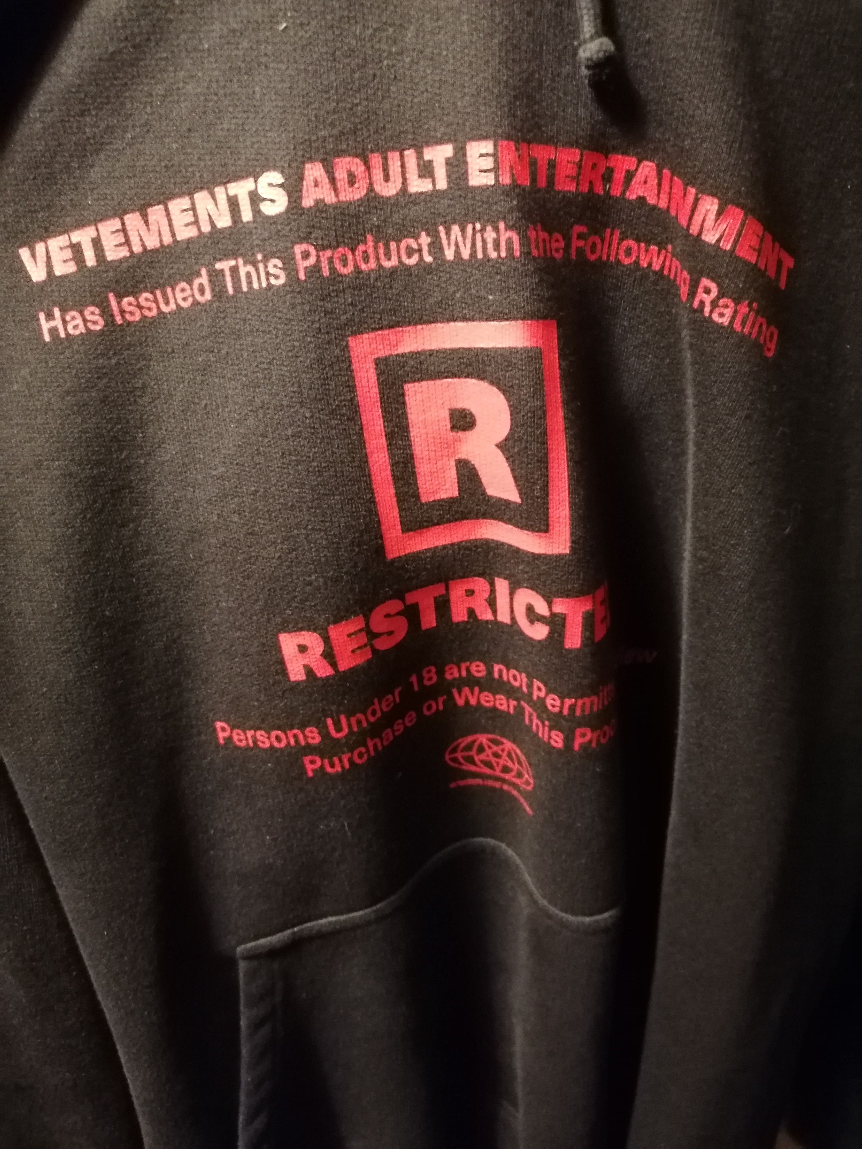 Vetements Vetements Restricted Hoodie (Rare) | Grailed