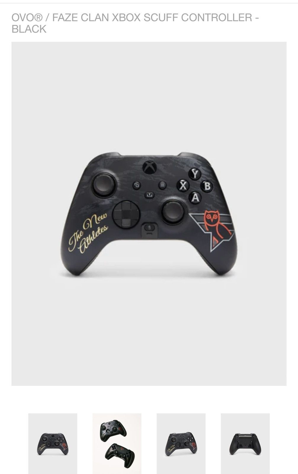 FaZe × October's Very Own OVO x FaZe Clan XBOX Scuff Controller | Grailed