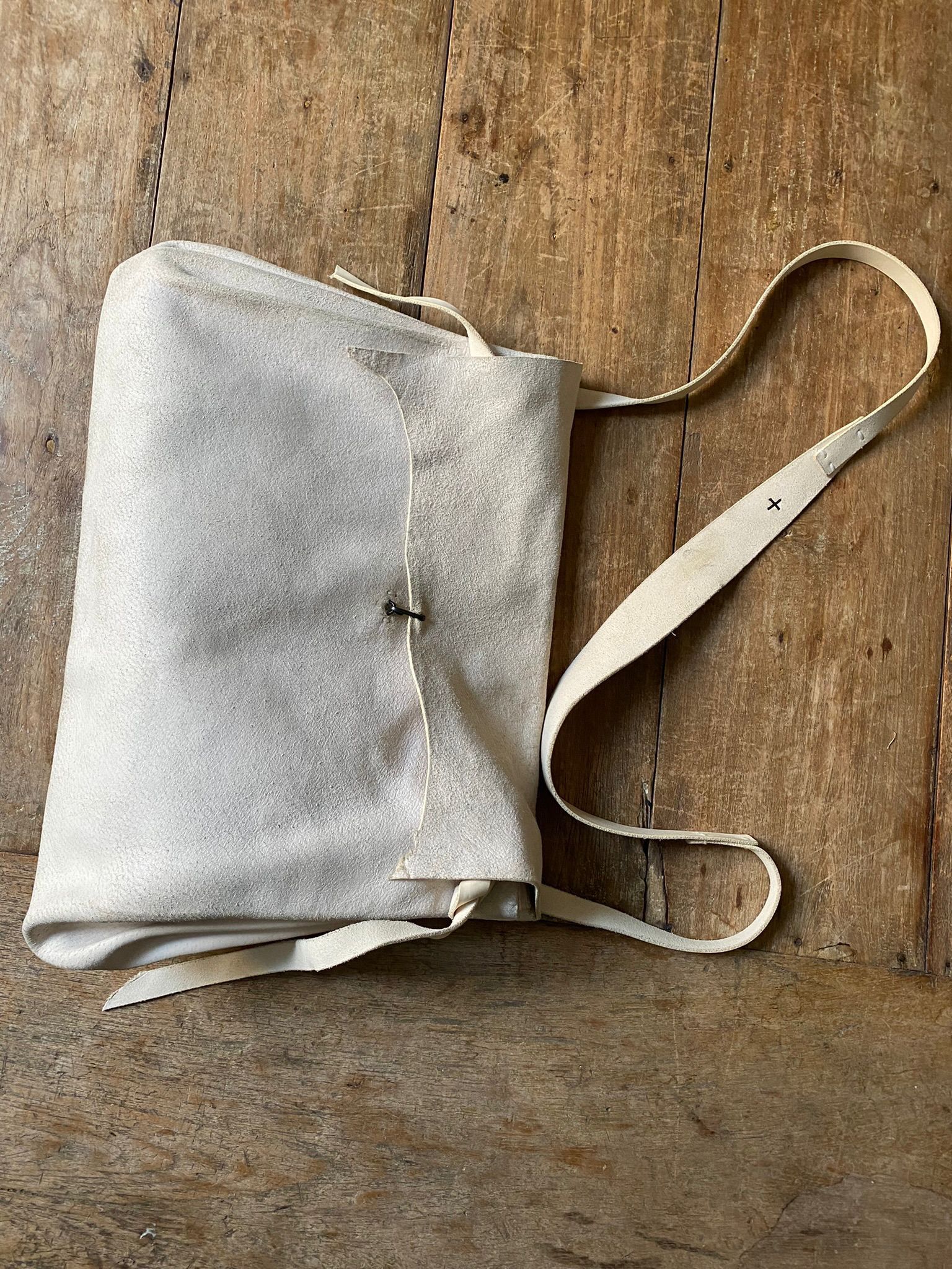 Ma+ MA+ White Leather Bag | Grailed