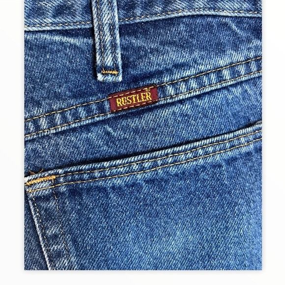 Rustler Vintage Rustler straight leg relaxed fit cotton jeans 38X30 ...