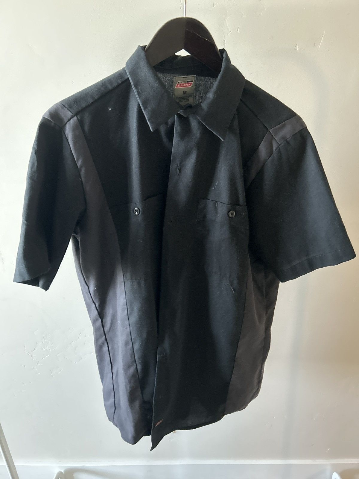 Dickies × Streetwear × Vintage DICKIES WORK BUTTON UP SHIRT M | Grailed