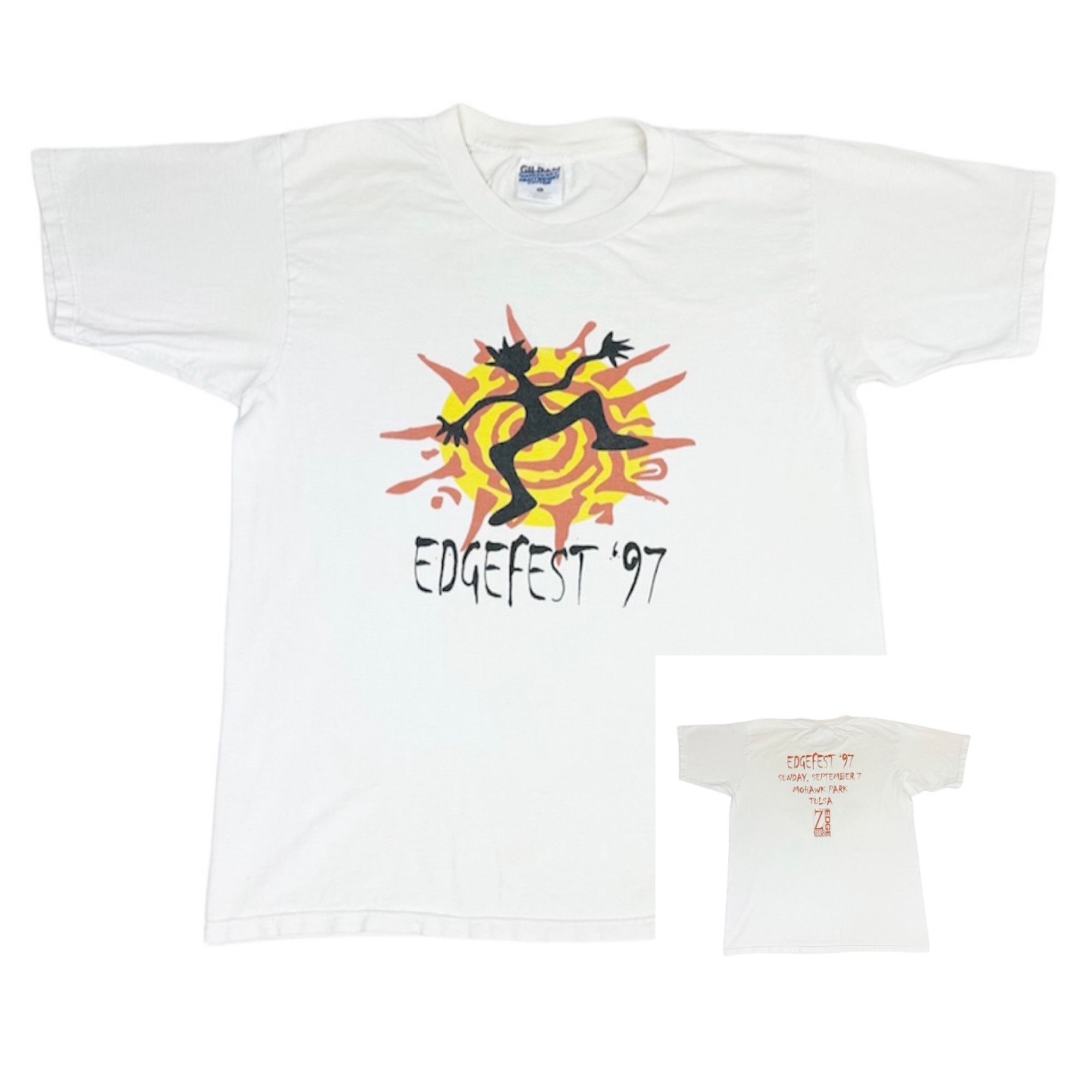 Rock Band × Streetwear × Vintage Vintage 1997 Edgefest T-Shirt Large ...