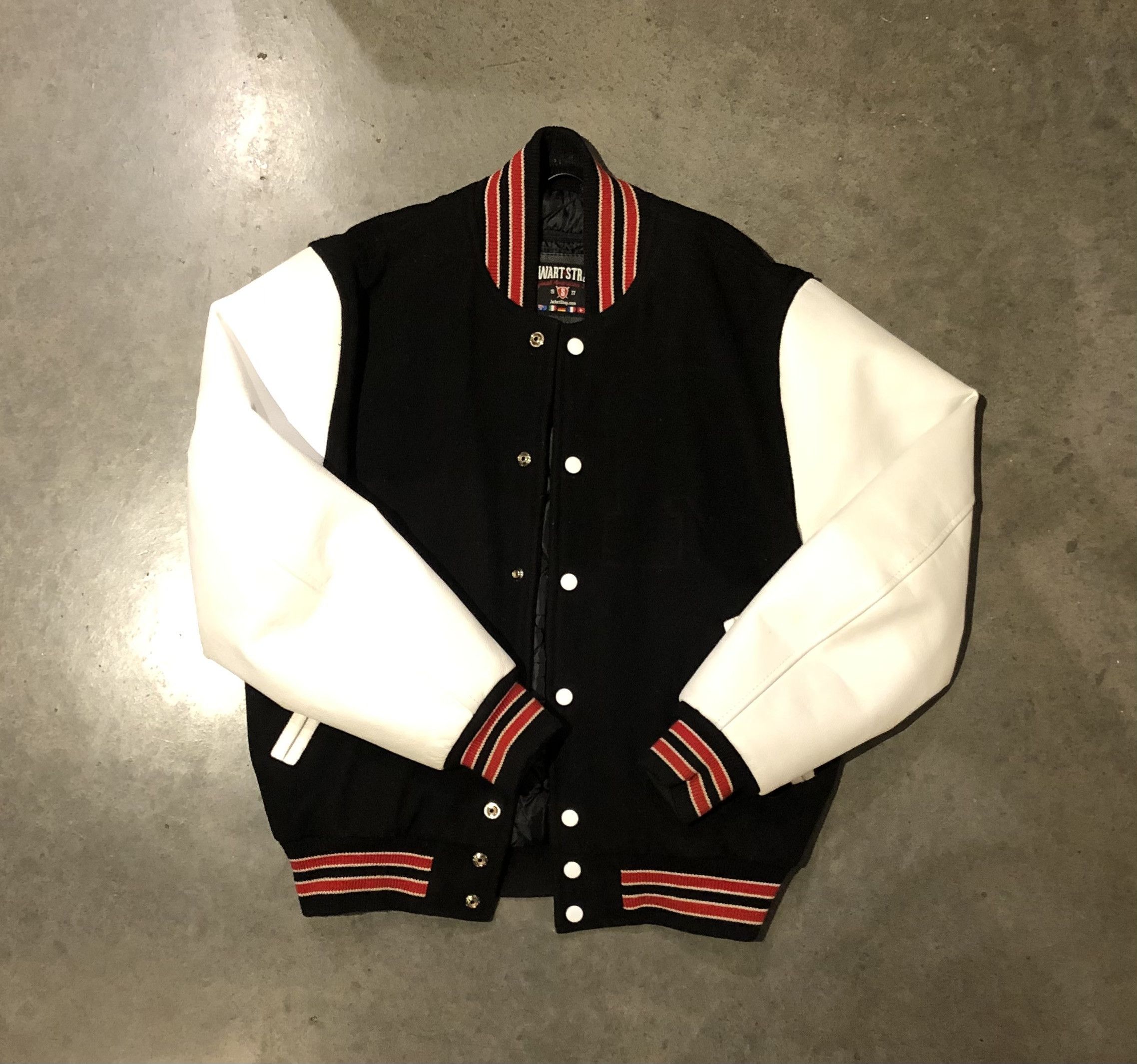 Steward & Strauss Custom Made Varsity Letterman Jacket | Grailed