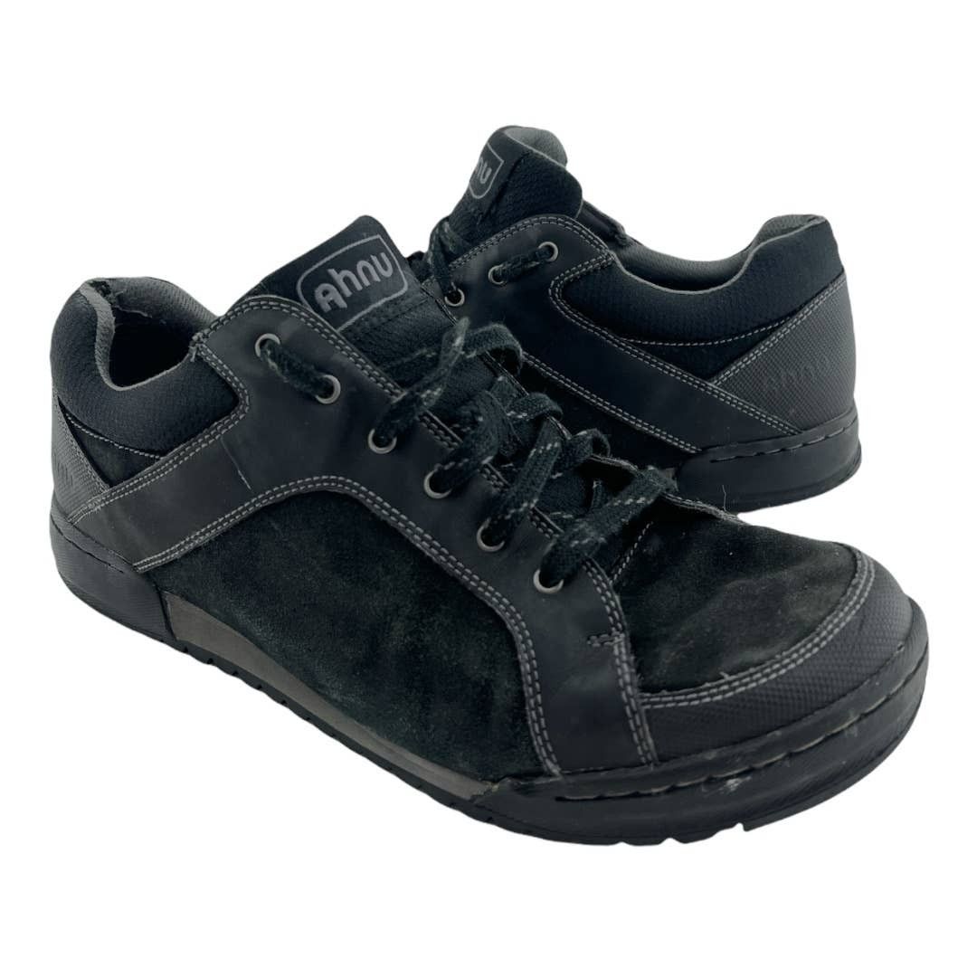 Streetwear AHNU (US 10) Black Balboa Leather Suede Waterproof Sneakers ...