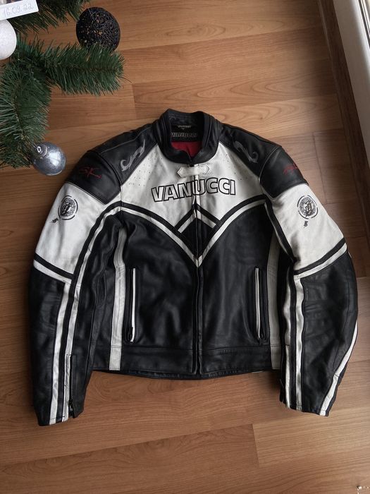 Vintage Vintage Vanucci Racing Team Leather Jacket | Grailed