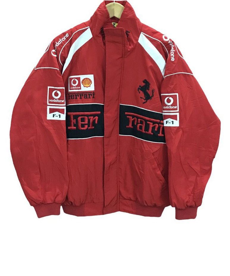 Ferrari × Sports Specialties × Vintage Ferrari Formula 1 Bomber Jacket ...